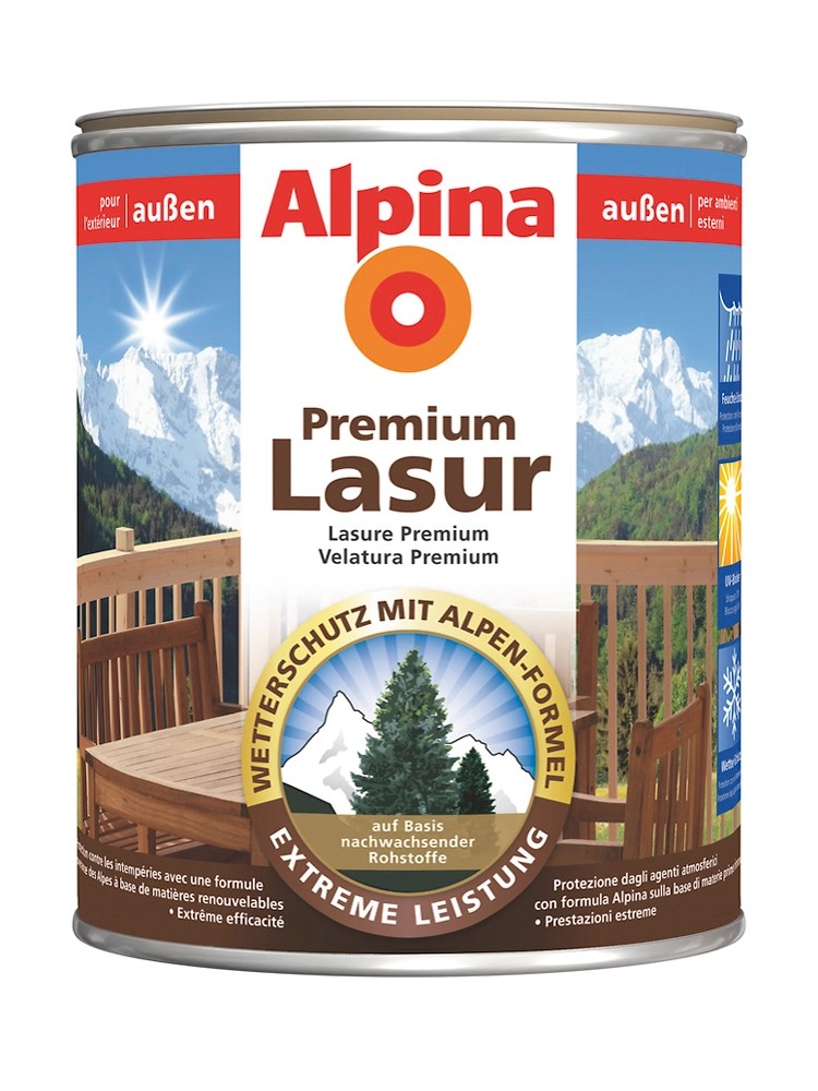Alpina Premium Lasur Weiß 2,5 l kaufen bei OBI