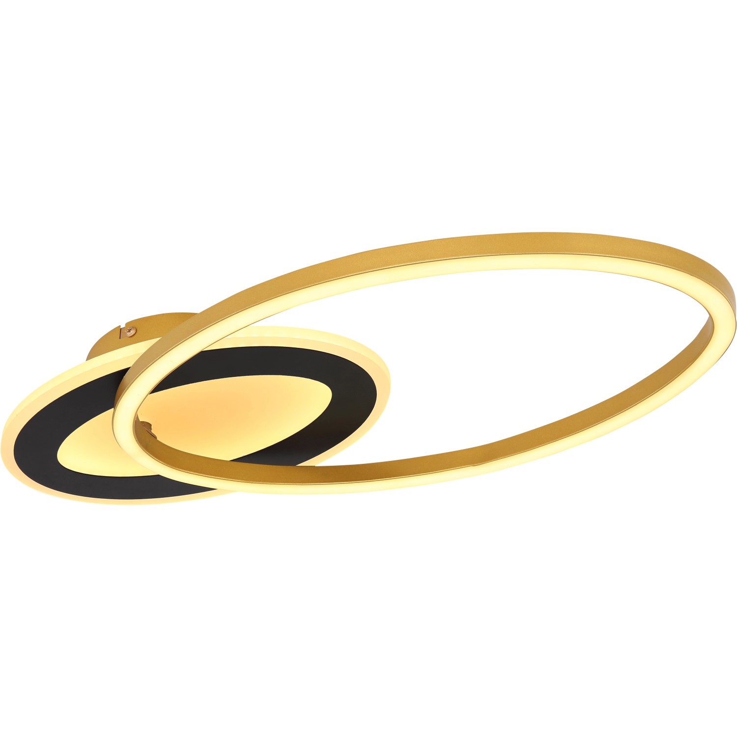 Globo LED-Deckenleuchte Silla I 1-flammig Schwarz matt 530 x 235 x 70 ...