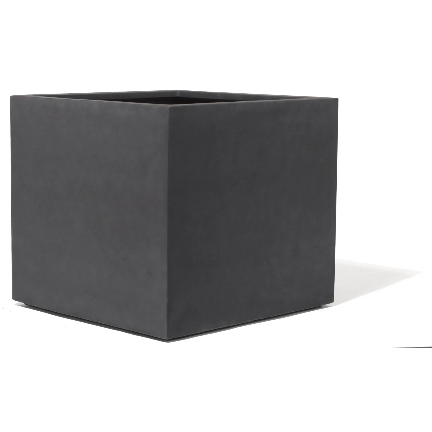 Kirschke Pflanzgefäß Pure Line Bradford 55 cm x 55 cm x 50 cm Anthrazit ...