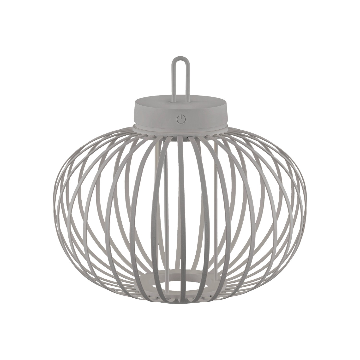 Just Light. LED-Akku-Pendelleuchte Akuba Greige 33 cm x Ø 36 cm kaufen ...