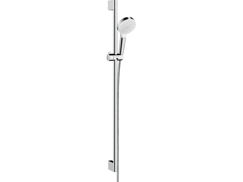 Hansgrohe Brauseset 1jet Crometta EcoSmart mit Brausestange 90 cm Weiß ...
