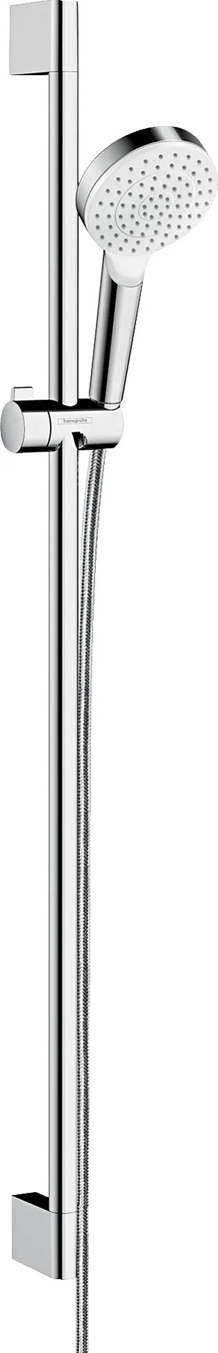 Hansgrohe Brauseset 1jet Crometta EcoSmart mit Brausestange 90 cm Weiß ...