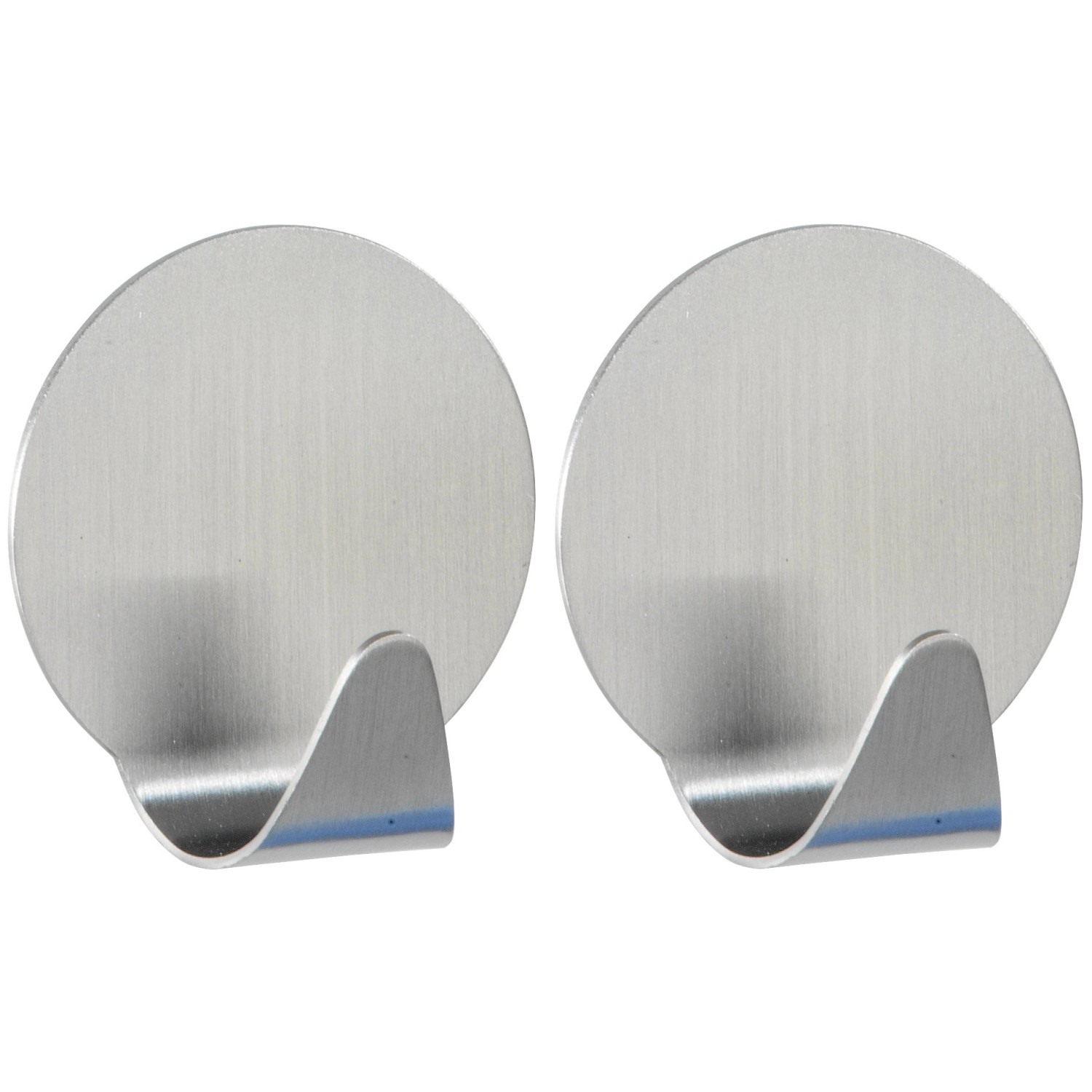 Wenko Rund-Haken mittel Edelstahl matt 2er-Set kaufen bei OBI