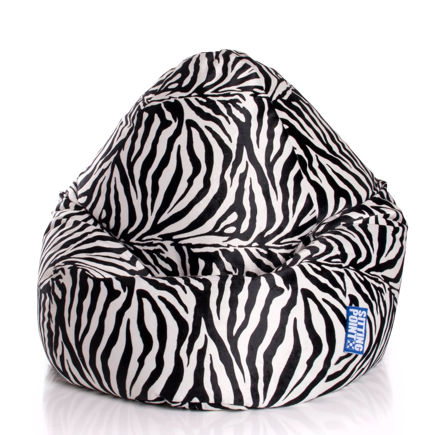 Sitting Point Sitzsack Beanbag Xl 220 L Zebra Kaufen Bei Obi