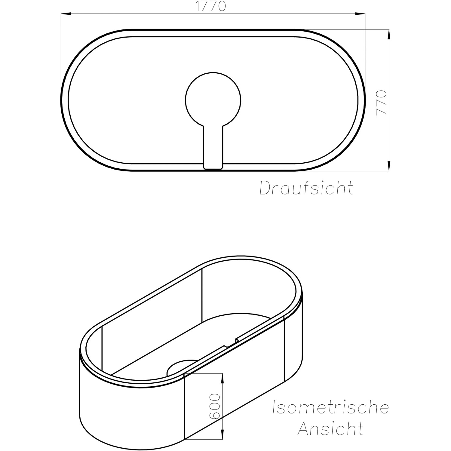 Ottofond Wannenträger Montego 180 cm kaufen bei OBI
