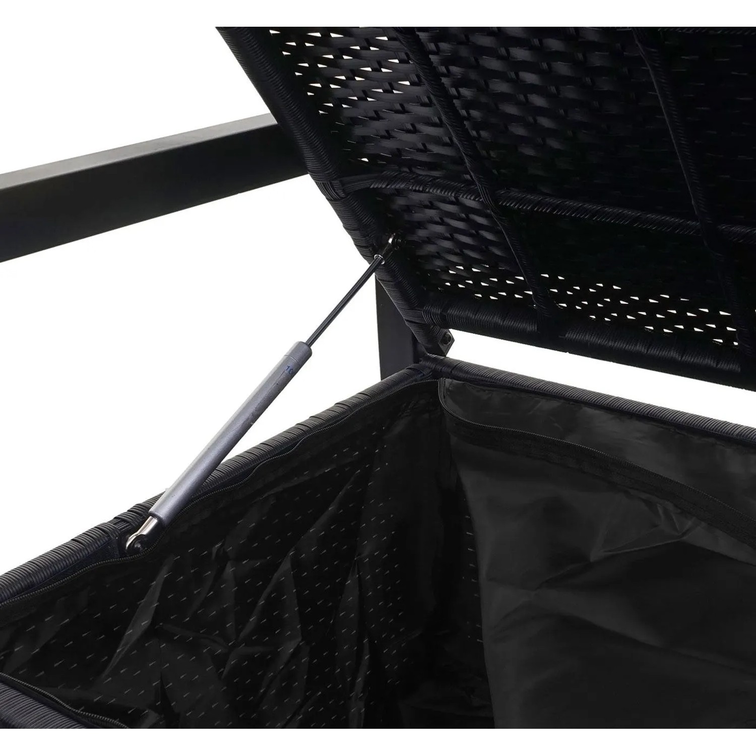 MCW Poly-Rattan 3er Sitzbank F39 anthrazit Kissen Grau kaufen bei OBI