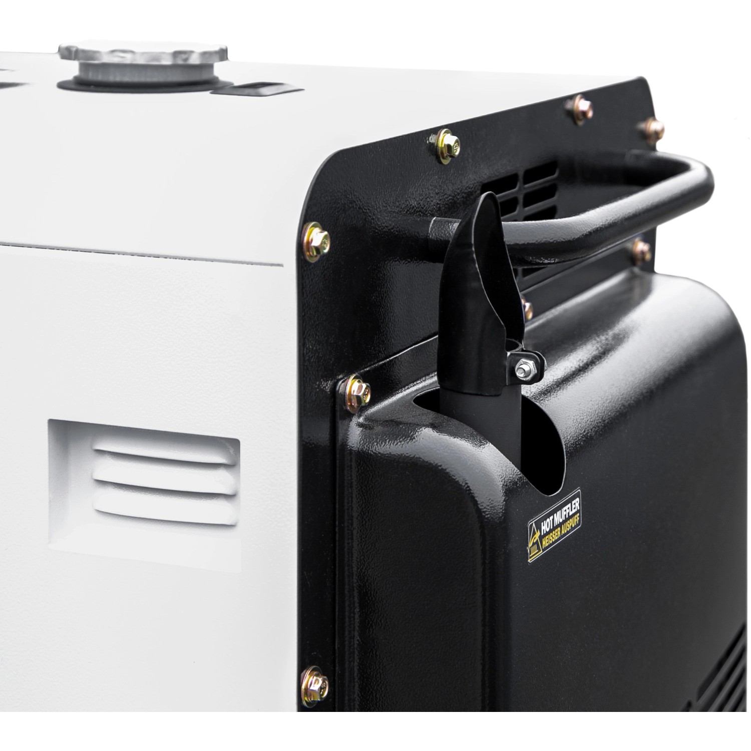 Hyundai Silent Diesel-Generator DHY6000SE DE mit 10 PS Motor und 5.3 kW ...