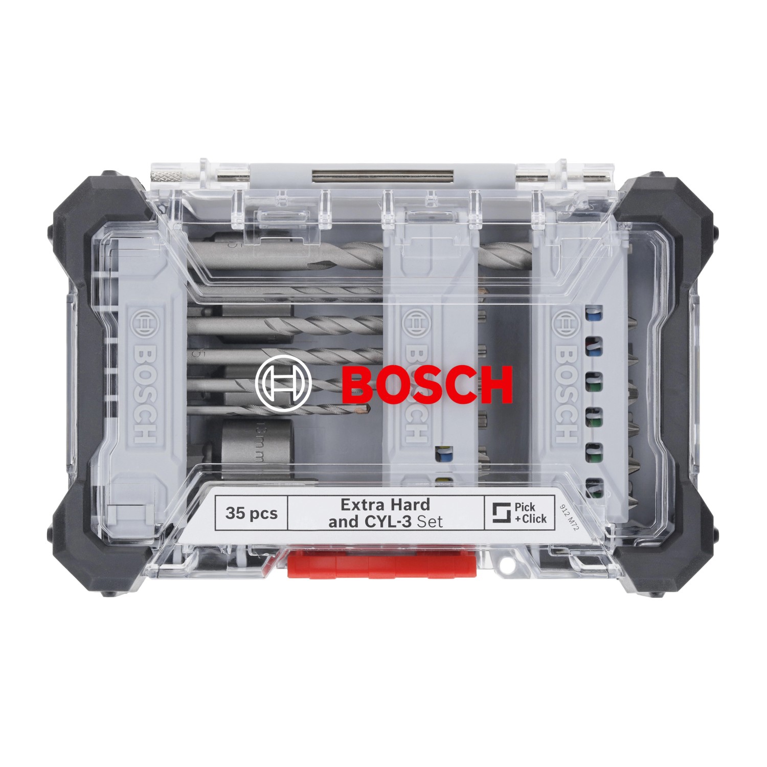 Bosch Schrauber-Bit & Beton-Bohrer Set CYL-3 und Extra Hard 35-teilig ...