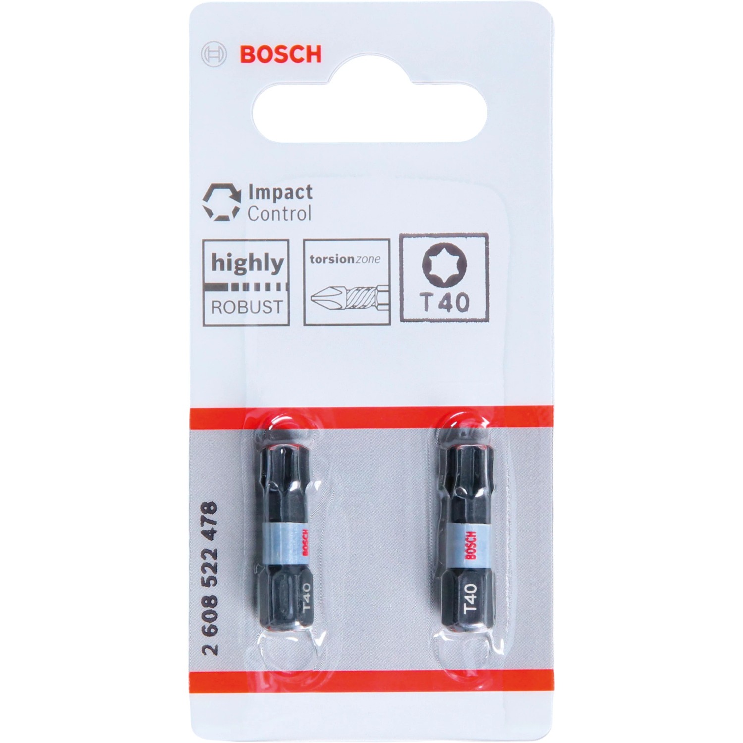Bosch Insert Bits T40 Impact Control 2 Stück kaufen bei OBI