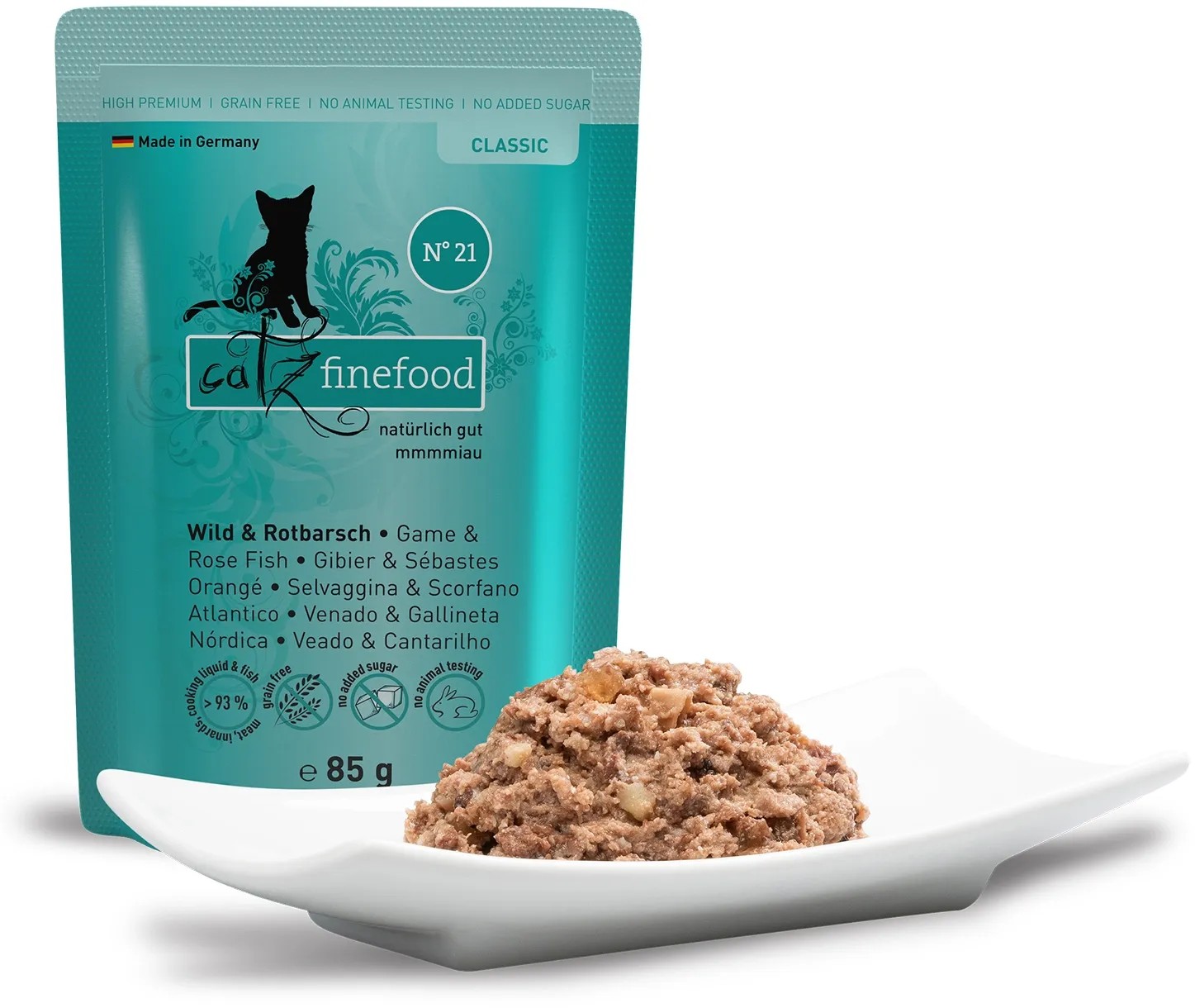 Catz Finefood Katzenfutter No.21 Wild und Rotbarsch 85 g kaufen bei OBI