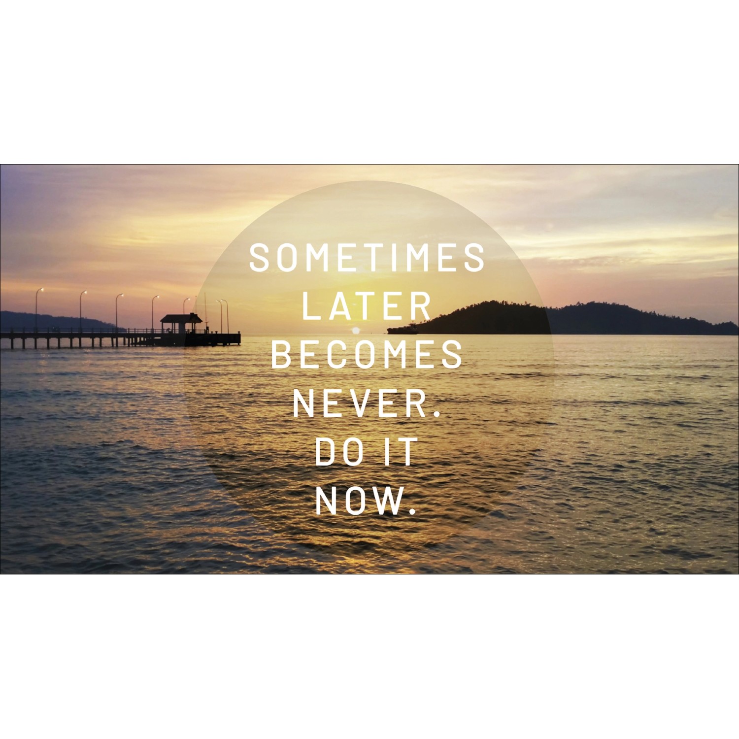 Pro Art Dekopanel Slogan In The Sunset III 30 cm x 15 cm kaufen bei OBI