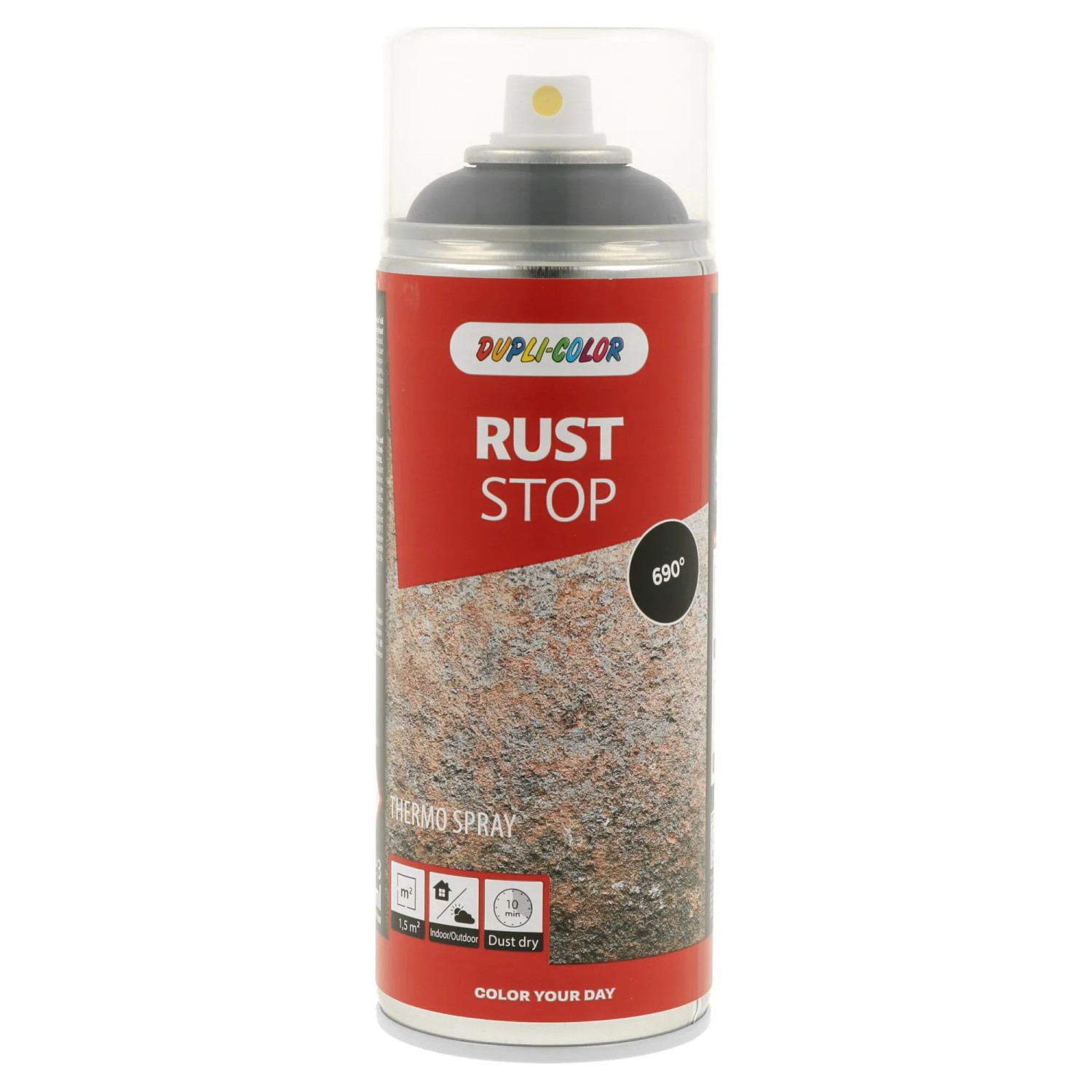 Dupli-Color Lackspray Rust Stop Thermo Schwarz 400 ml kaufen bei OBI