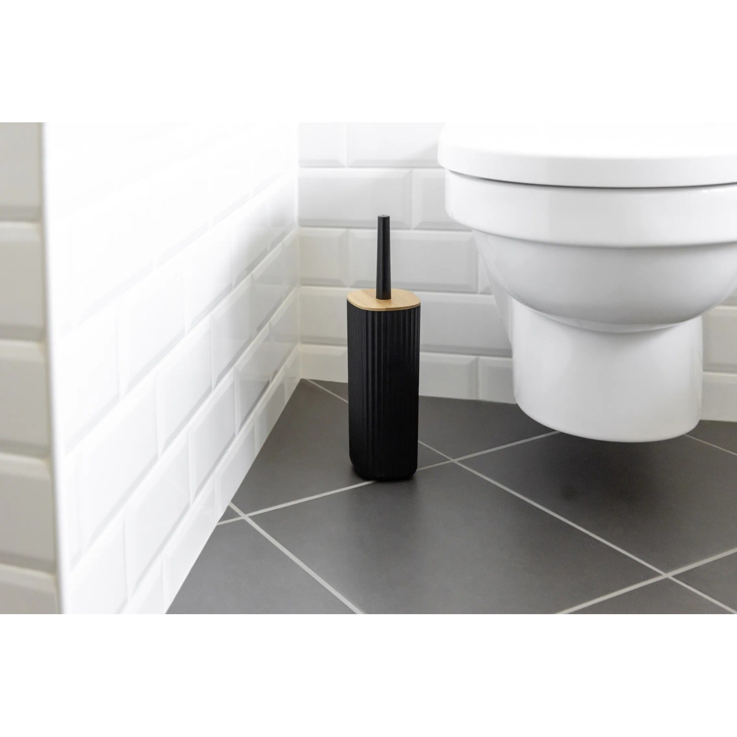 WENKO WC-Garnitur Rotello Schwarz kaufen bei OBI