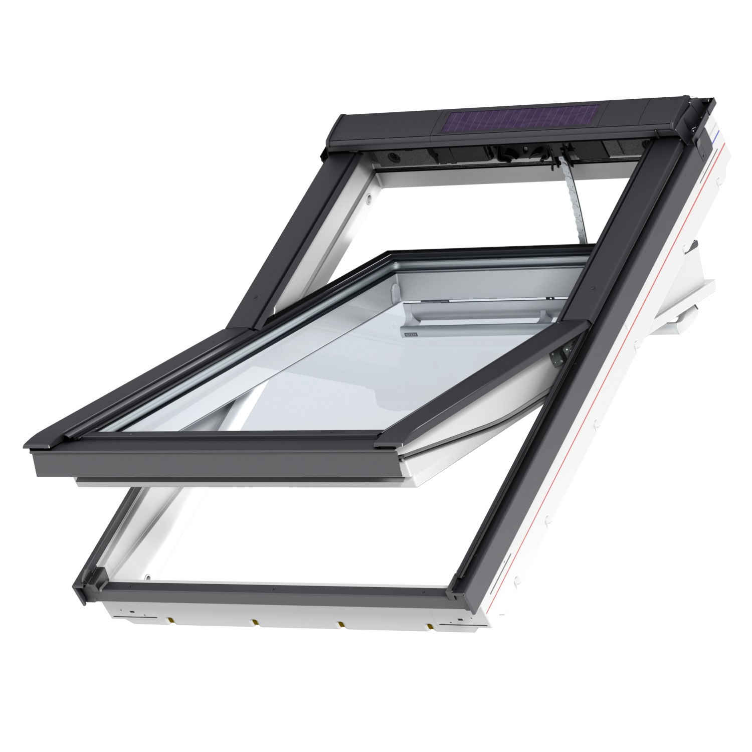 Velux Solarfenster GGU Integra Weiß Lackiert Thermo Alu 160 cm x 78 cm ...