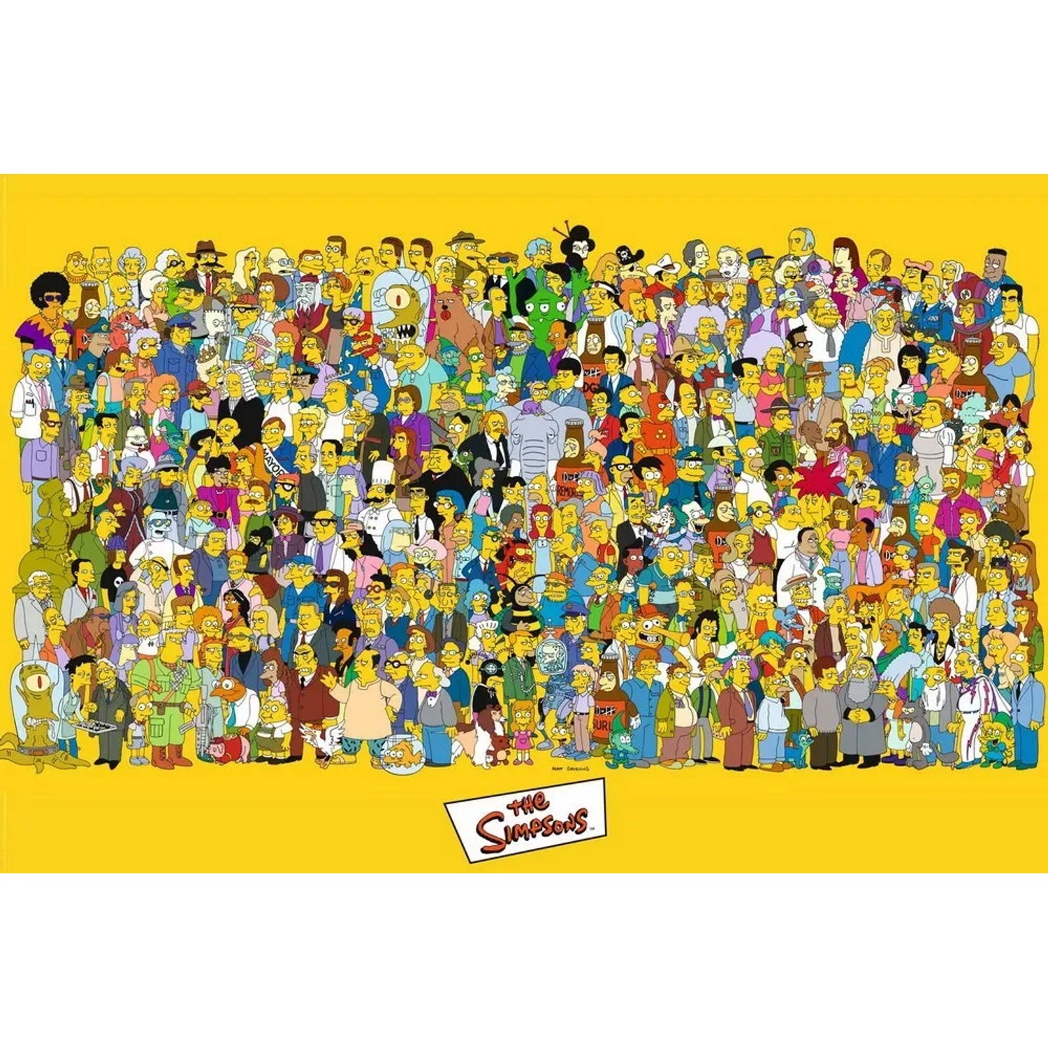 Maxiposter Simpsons - Full cast 61 cm x 91,5 cm kaufen bei OBI