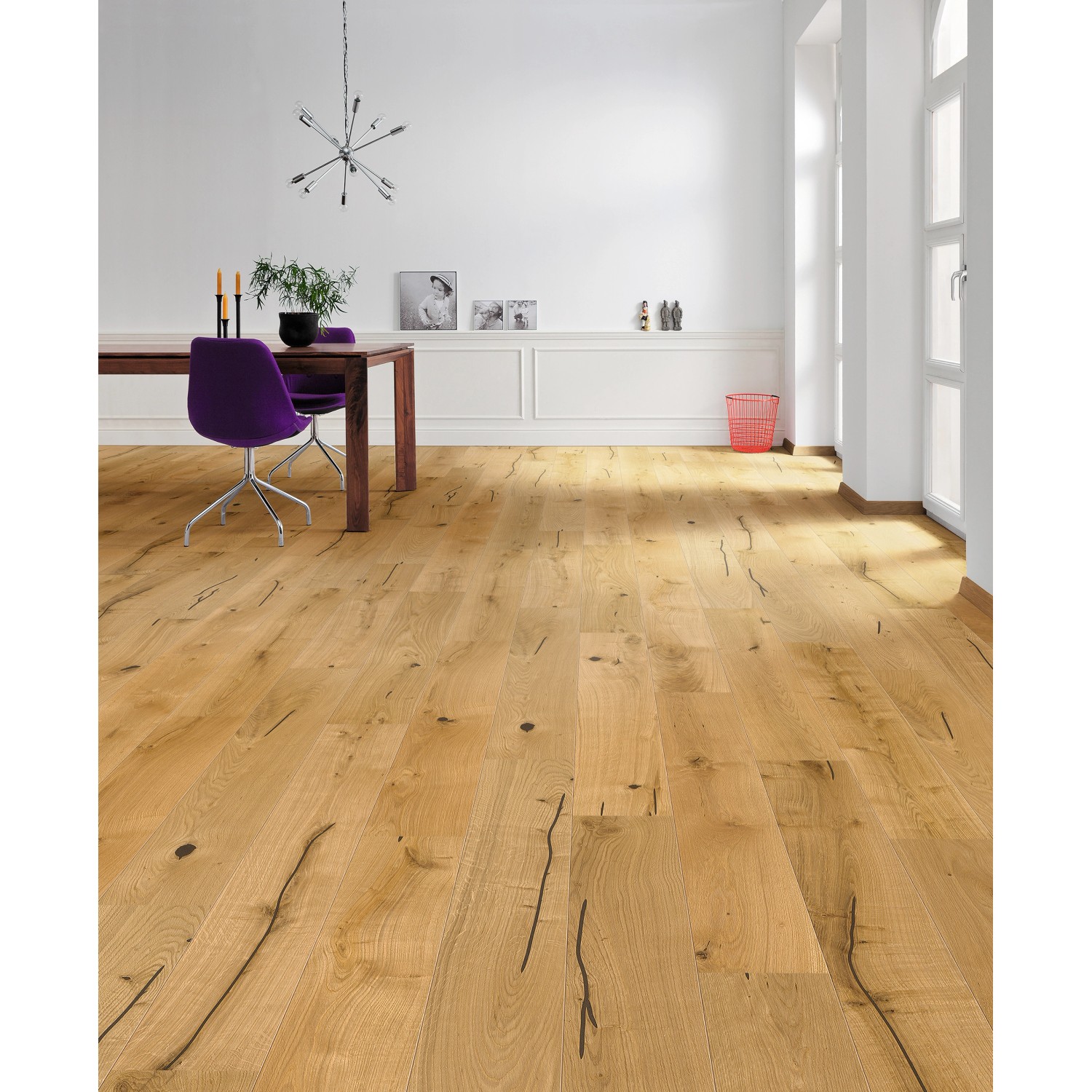 Living by HARO Parkett Landhausdiele 2V Eiche Rustic Strukturiert Naturöl kaufen bei OBI