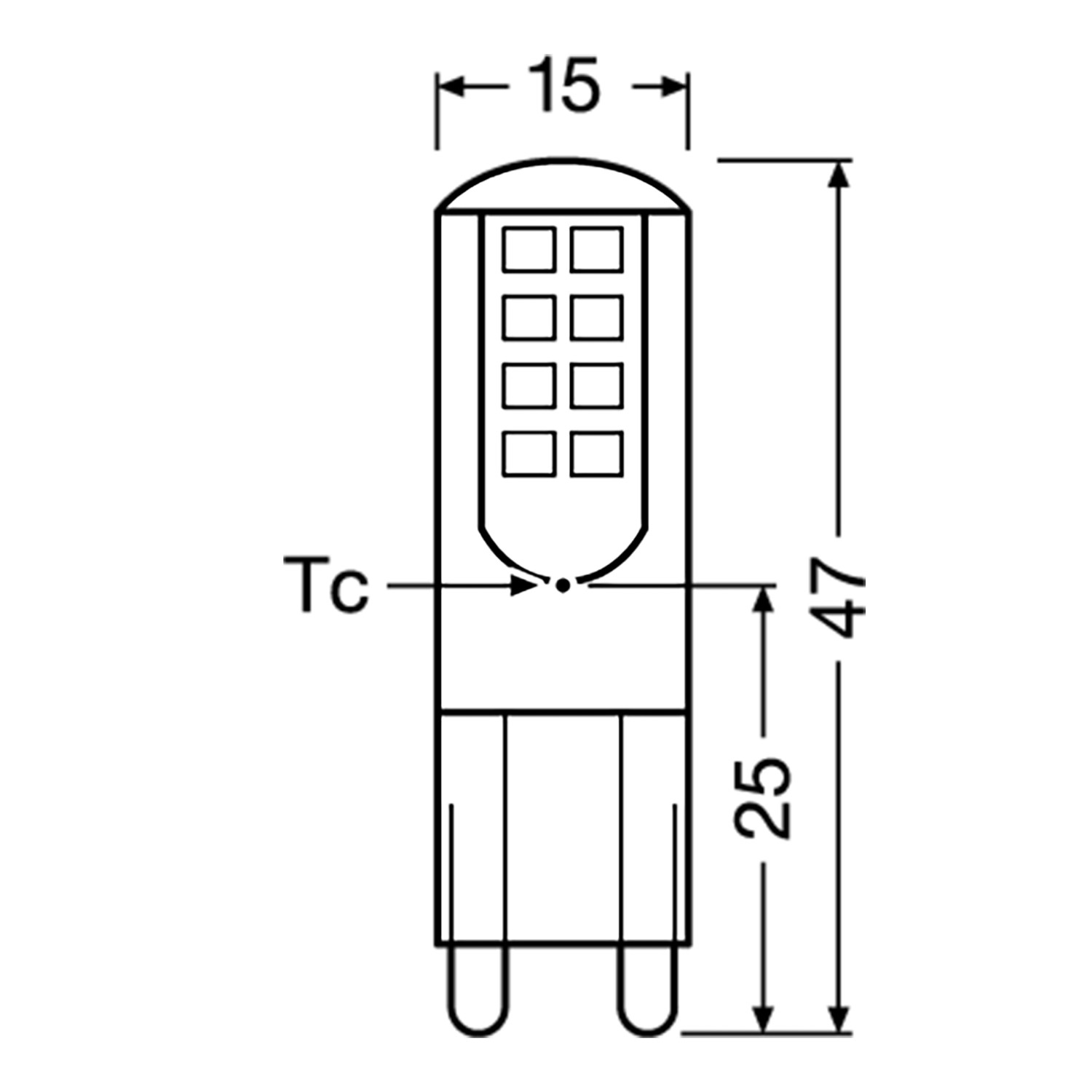 Osram LED-Leuchtmittel G9 2,6 W Warmweiß 320 lm 5er Set 4,7 x 1,5 cm (H x Ø) kaufen bei OBI
