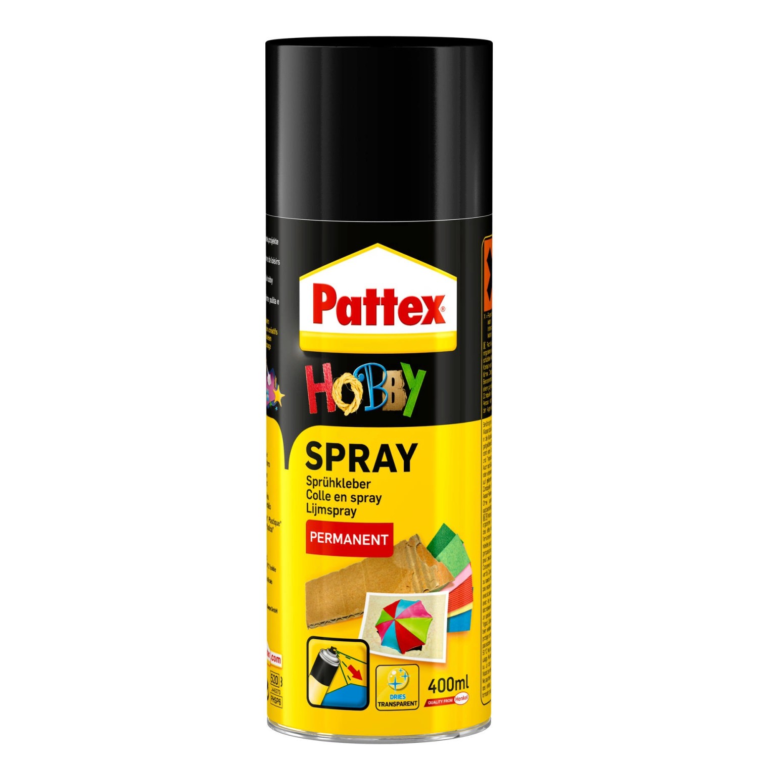 Pattex Hobby Spray Sprühkleber Permanent Transparent 400 ml kaufen bei OBI