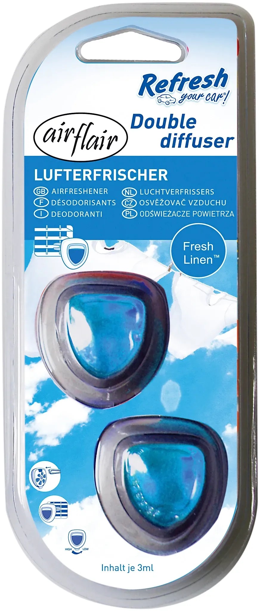 Airflair Refresh Double Diffuser Fresh Linen Lufterfrischer kaufen bei OBI
