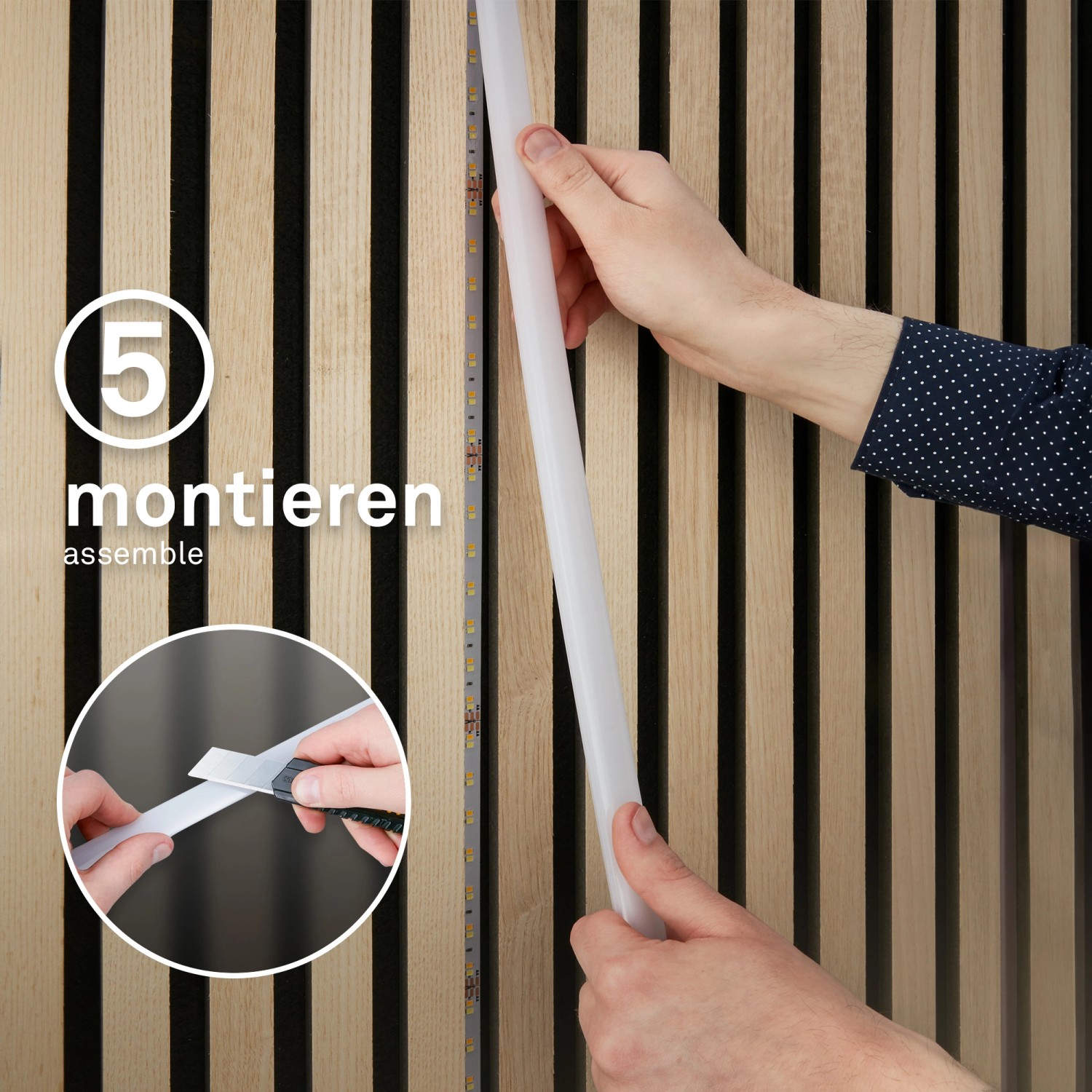 Briloner Pimp your Panel LED-Band Starter-Set 2,6 m Warmweiß kaufen bei OBI