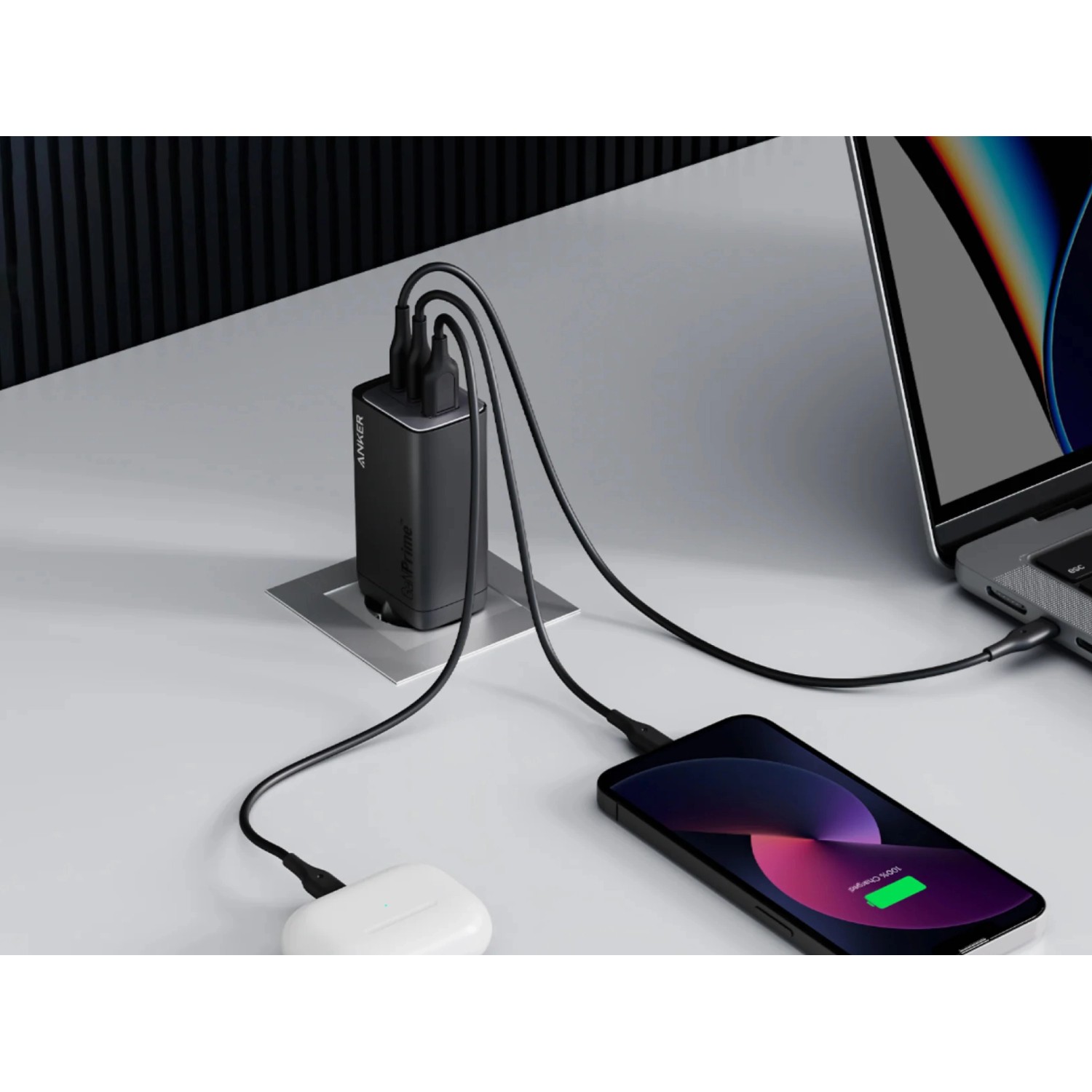 Anker Ladegerät 737 GaNPrime 120 W Schwarz kaufen bei OBI