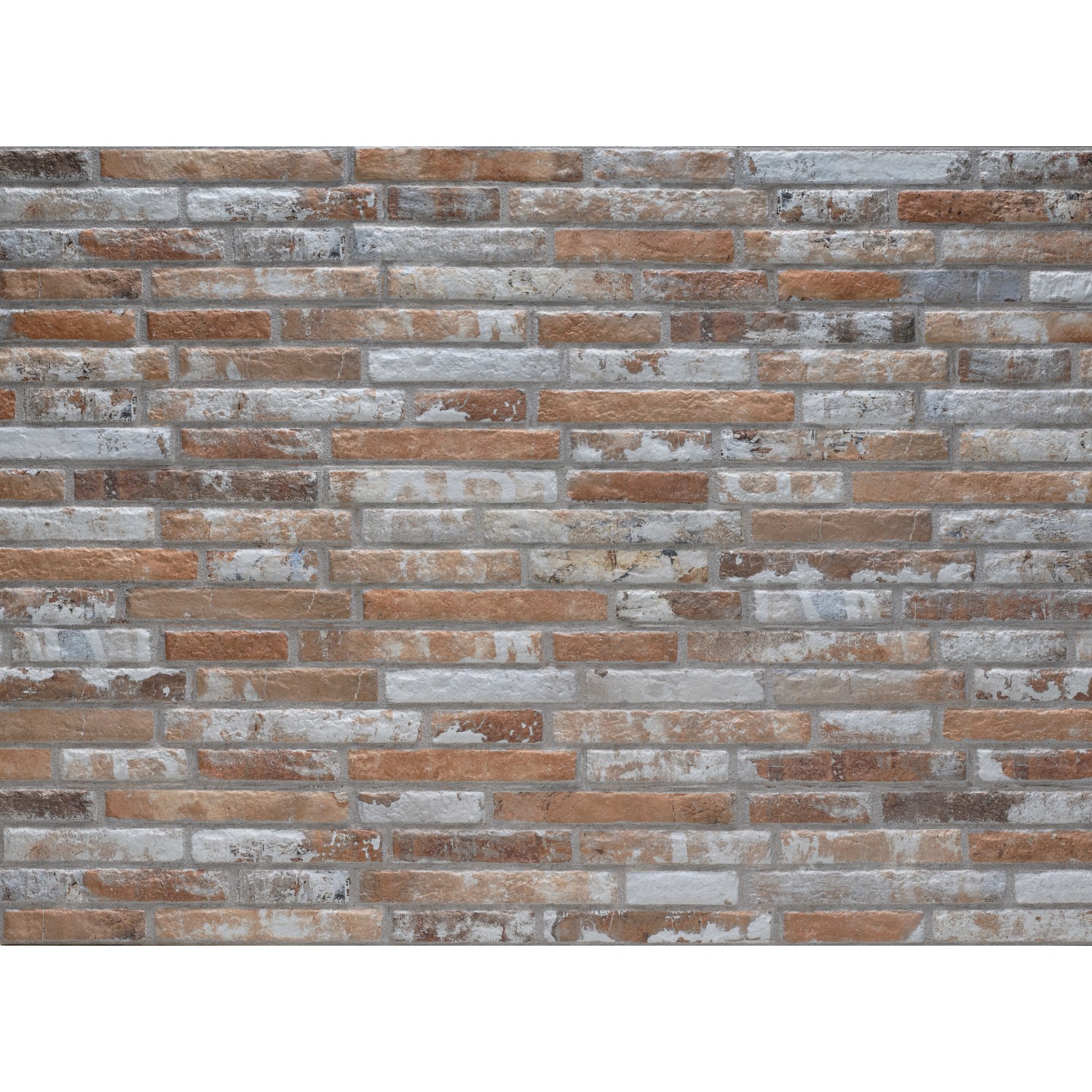 Klimex Verblender Feinsteinzeug UltraStrong Long Brick 40 cm x 16 cm Weiß-Braun kaufen bei OBI