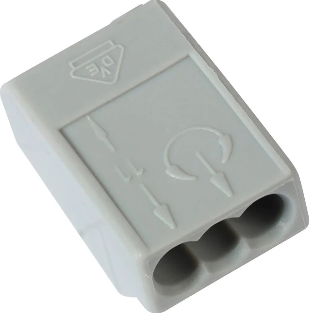 Wago Dosenklemme 3 x 0,75 - 1,5 mm 100 Stück kaufen bei OBI