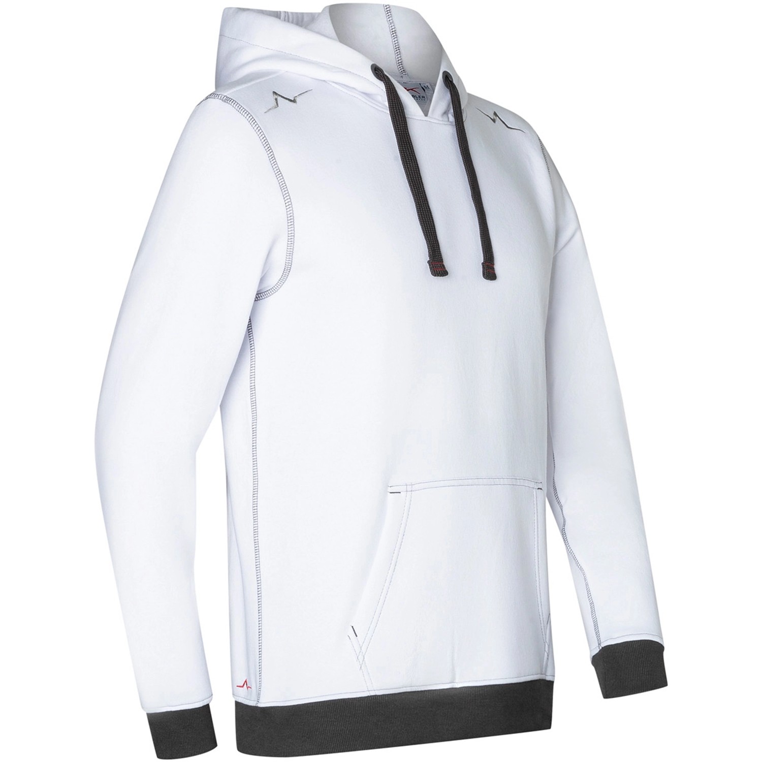 Kübler Pulse Handcraft Hoodie Weiß/Anthrazit Gr. XXL kaufen bei OBI