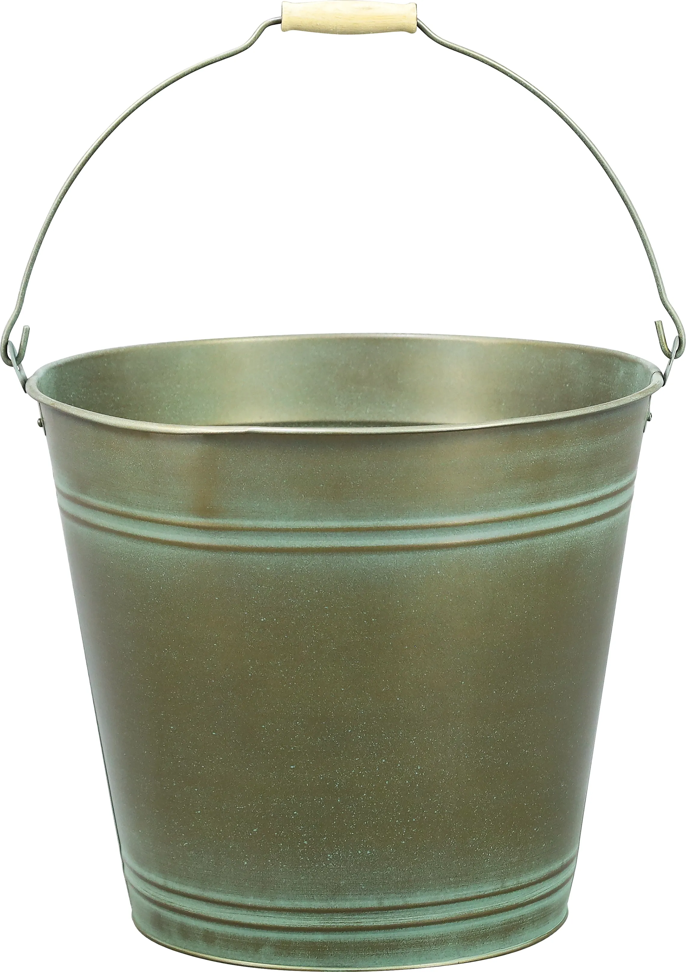 Eimer aus Metall Ø 22 cm x 18 cm Bronze kaufen bei OBI