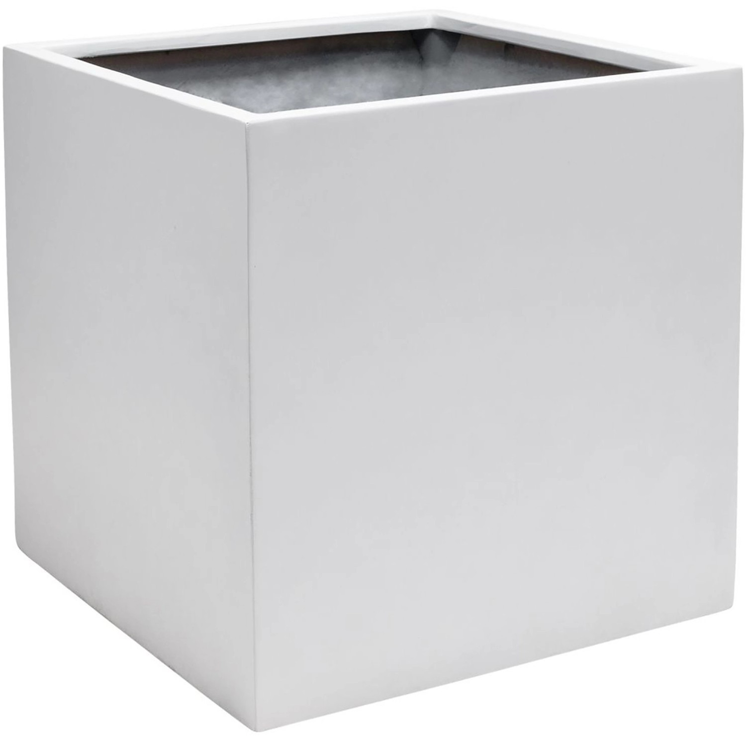 Vivanno Pflanzkübel Block 60 cm x 60 cm x 60 cm Weiß kaufen bei OBI