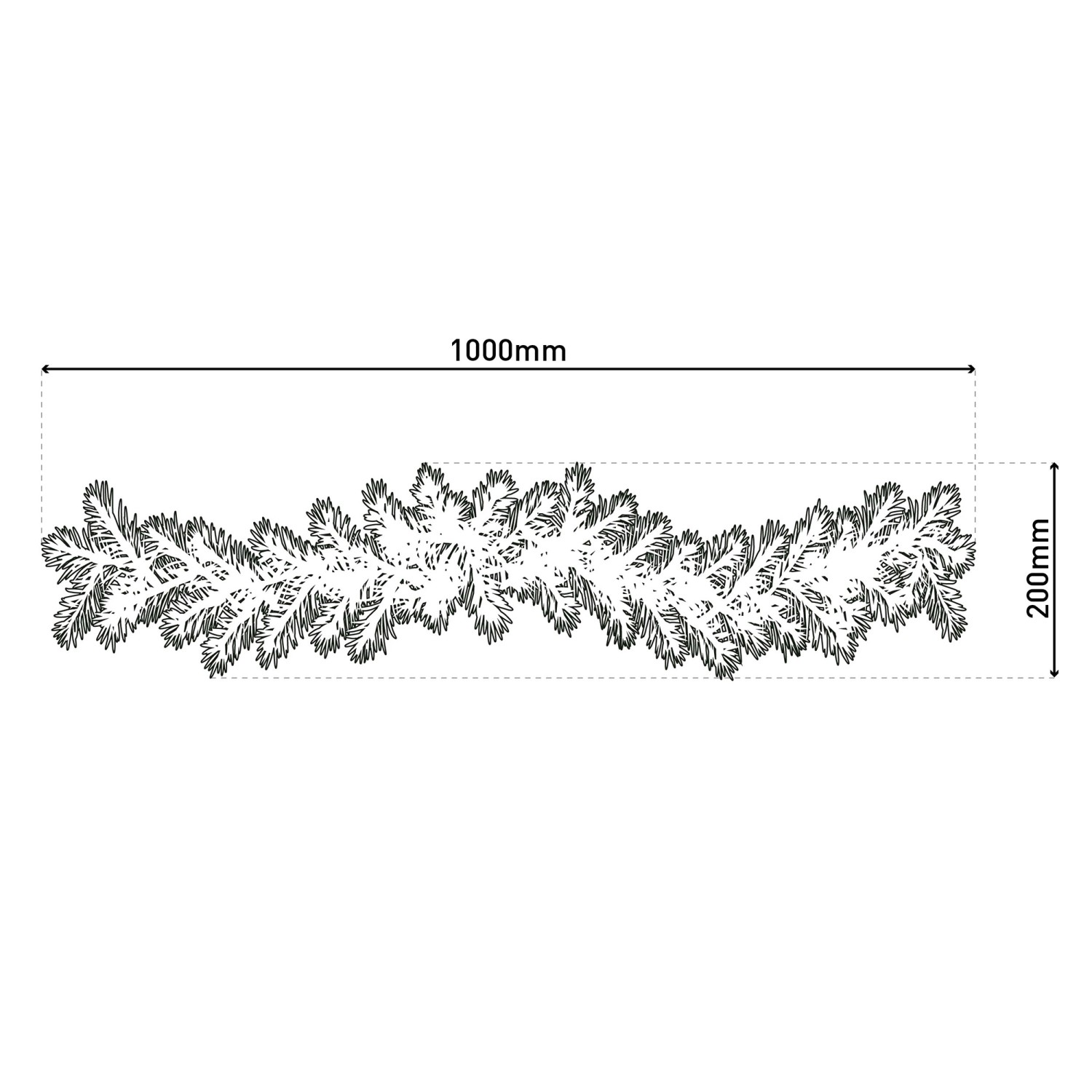 Näve Outdoor LED Weihnachtsranke Noel Gold kaufen bei OBI