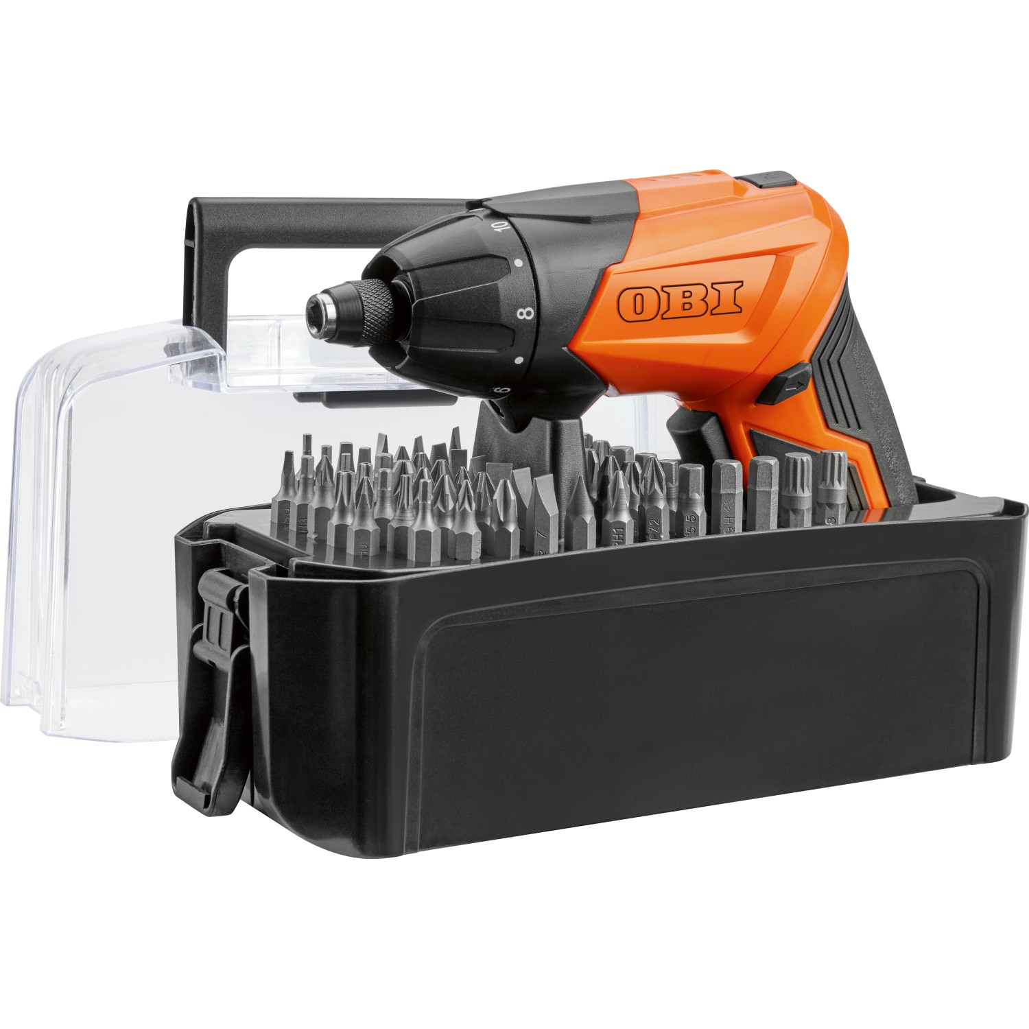 OBI Akku-Schrauber 3,6 V 1,3 Ah 56-teilig BASIC BOX kaufen bei OBI