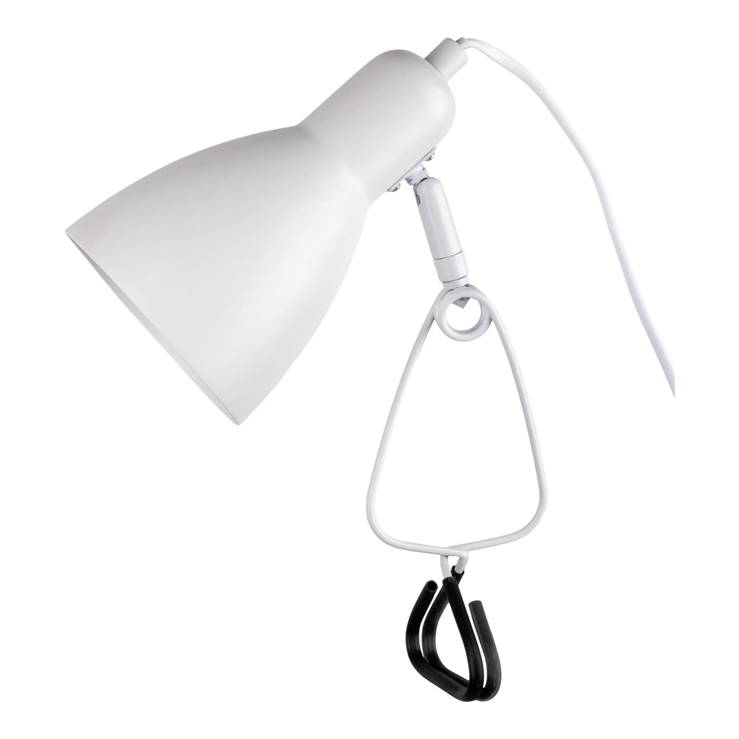 Näve Klemmtischleuchte Mara Weiß 28 cm x 17 cm x 10,5 cm kaufen bei OBI