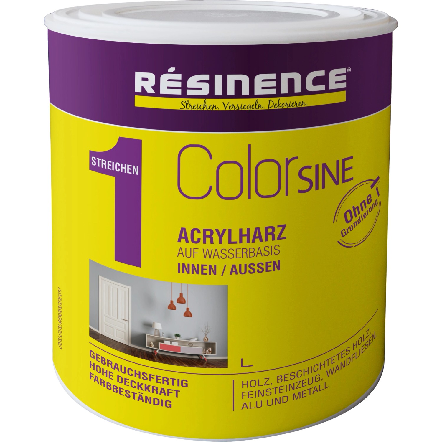 Resinence Colorsine Buntlack Raffiabast seidenmatt 1 l kaufen bei OBI