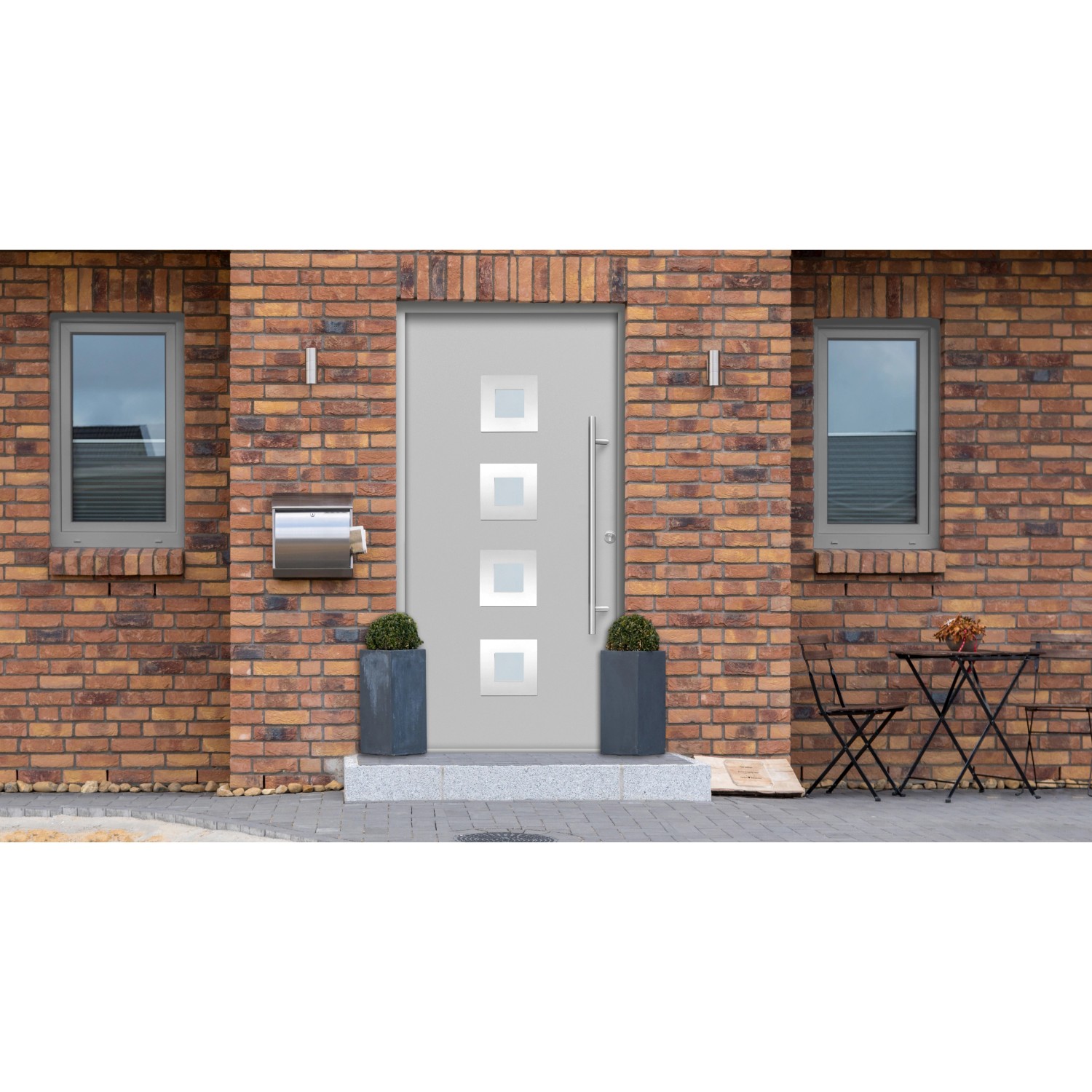 Haustür Thermospace Wien Prime 110 cm x 210 cm Grau Anschlag R kaufen ...