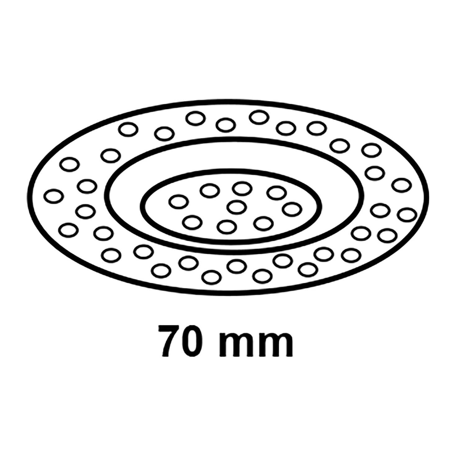 Kirchhoff Haarsieb 70 mm Edelstahl kaufen bei OBI