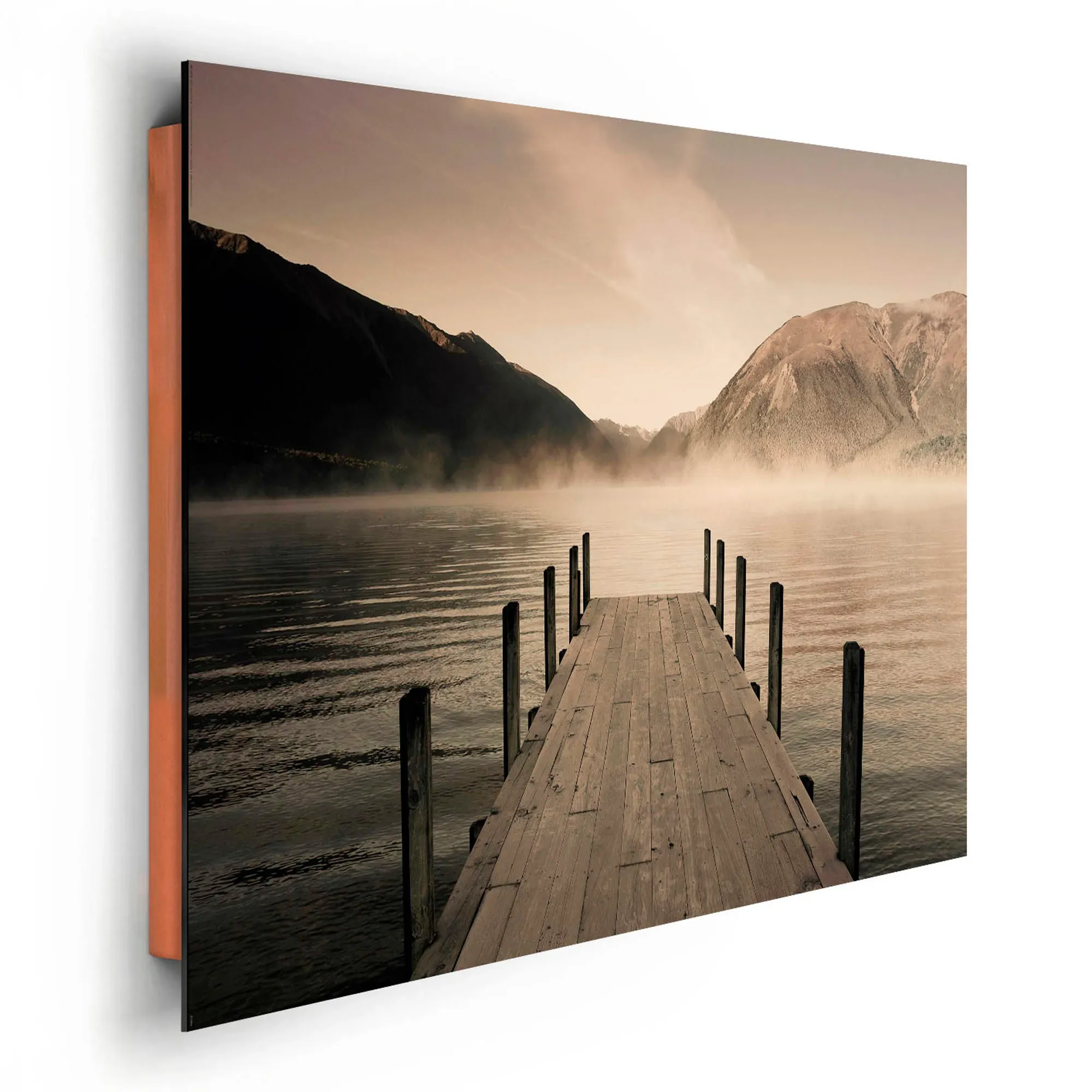 Wandbild Steg - See Rotoiti 90 cm x 60 cm kaufen bei OBI
