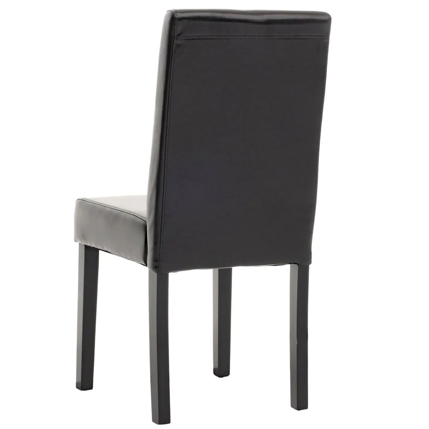 MCW Esszimmerstuhl Littau 2er-Set Leder Schwarz Dunkle Beine kaufen bei OBI