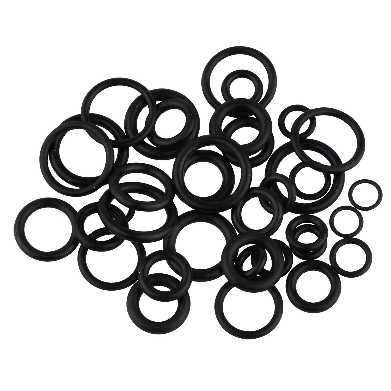 Kirchhoff O-Ring-Sortiment Gummi Diverse Größen Schwarz 36 Stück kaufen ...