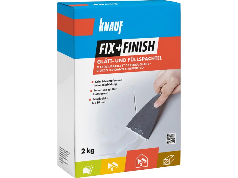Knauf Fix + Finish Glätt- und Füllspachtel 2 kg kaufen bei OBI