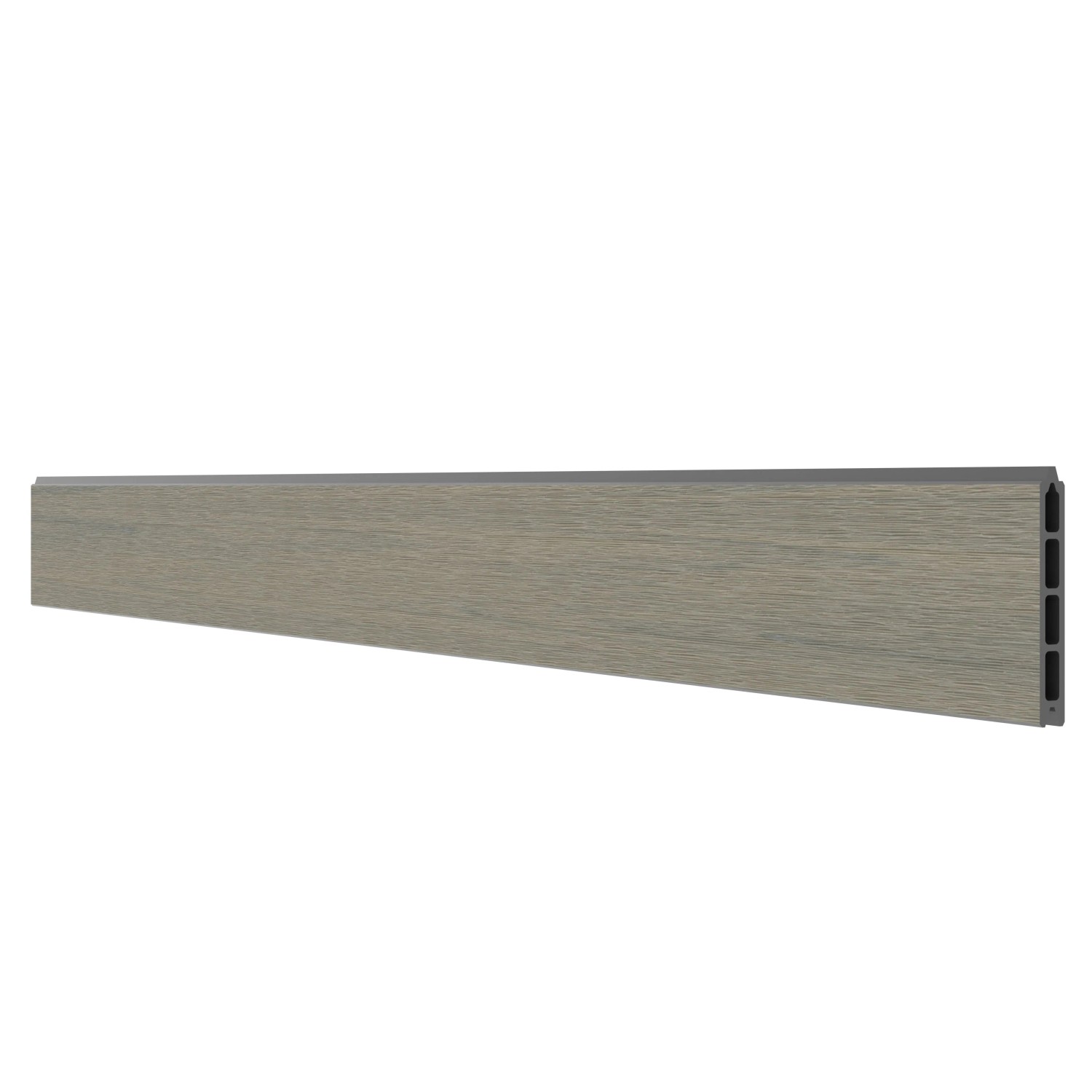 Einzelprofil System WPC Platinum 178 cm Taupe-Grau kaufen bei OBI