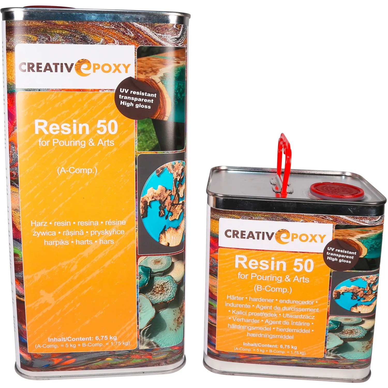CreativEpoxy Resin 50 A+B 6,75 kg Transparent kaufen bei OBI
