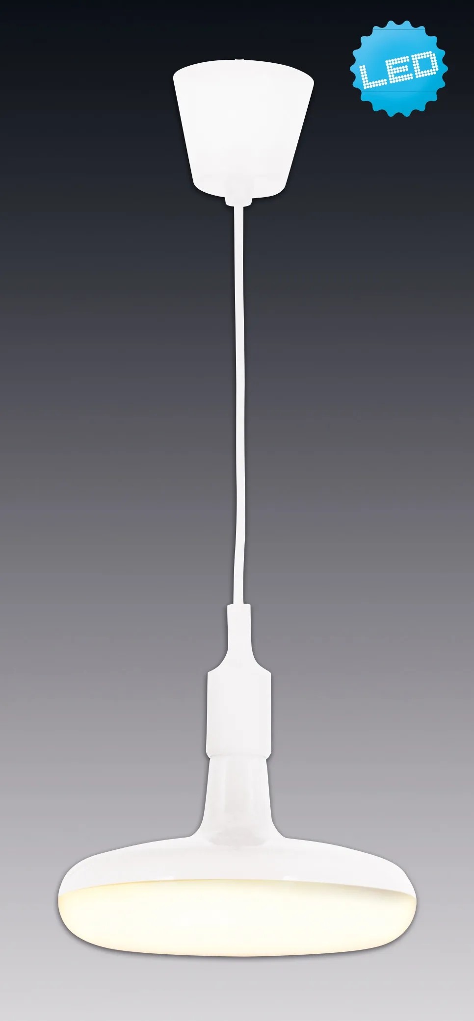 Näve Pendel inkl. LED-Tellerlampe Ufo Weiß kaufen bei OBI