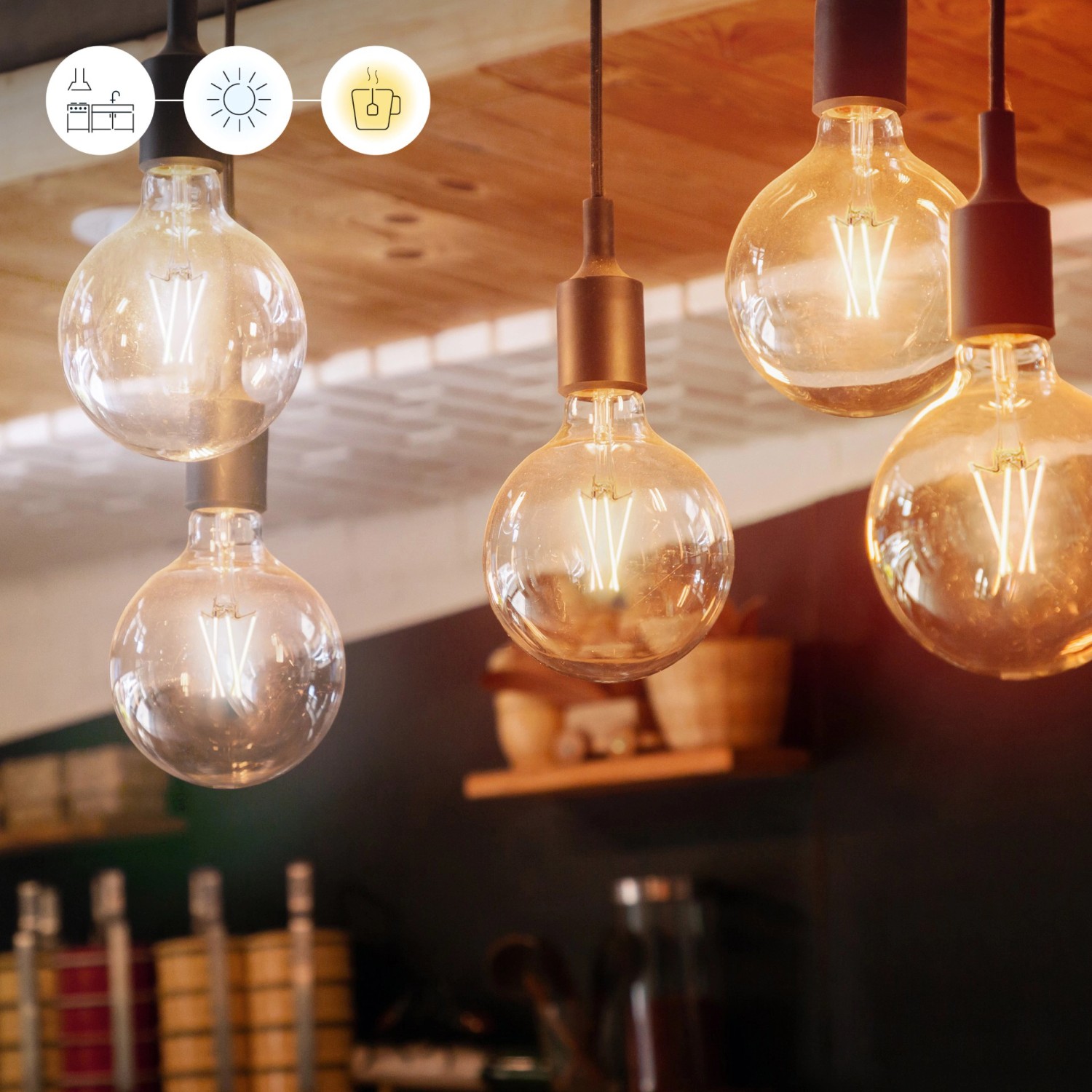 WiZ Smart LED-Leuchtmittel Wifi Filament Amber G95 E27 7 W kaufen bei OBI WiZ Smart LED-Leuchtmittel Wifi Filament Amber G95 E27 7 W kaufen bei OBI