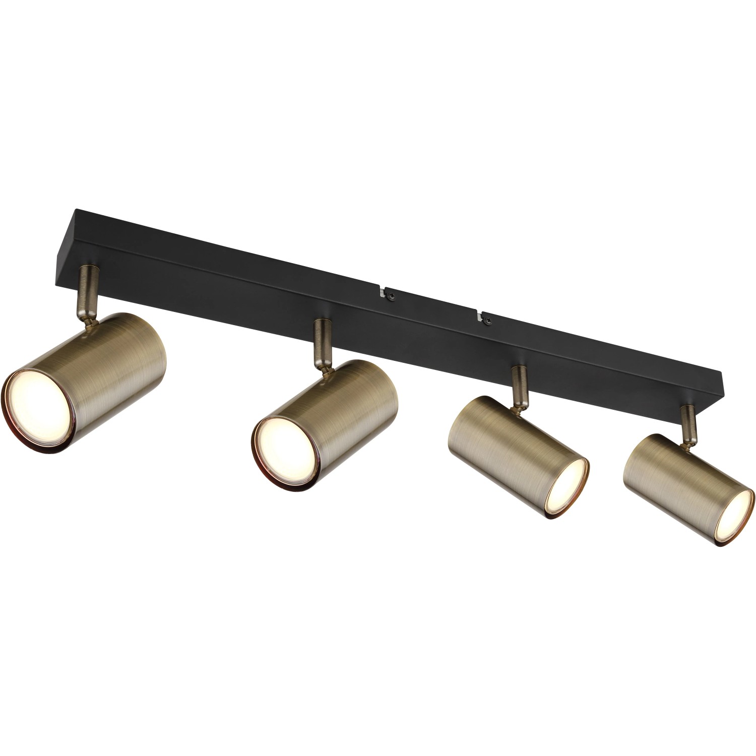 Globo Strahler Robby 4-flammig Altmessing 560 x 60 x 120 mm kaufen bei OBI