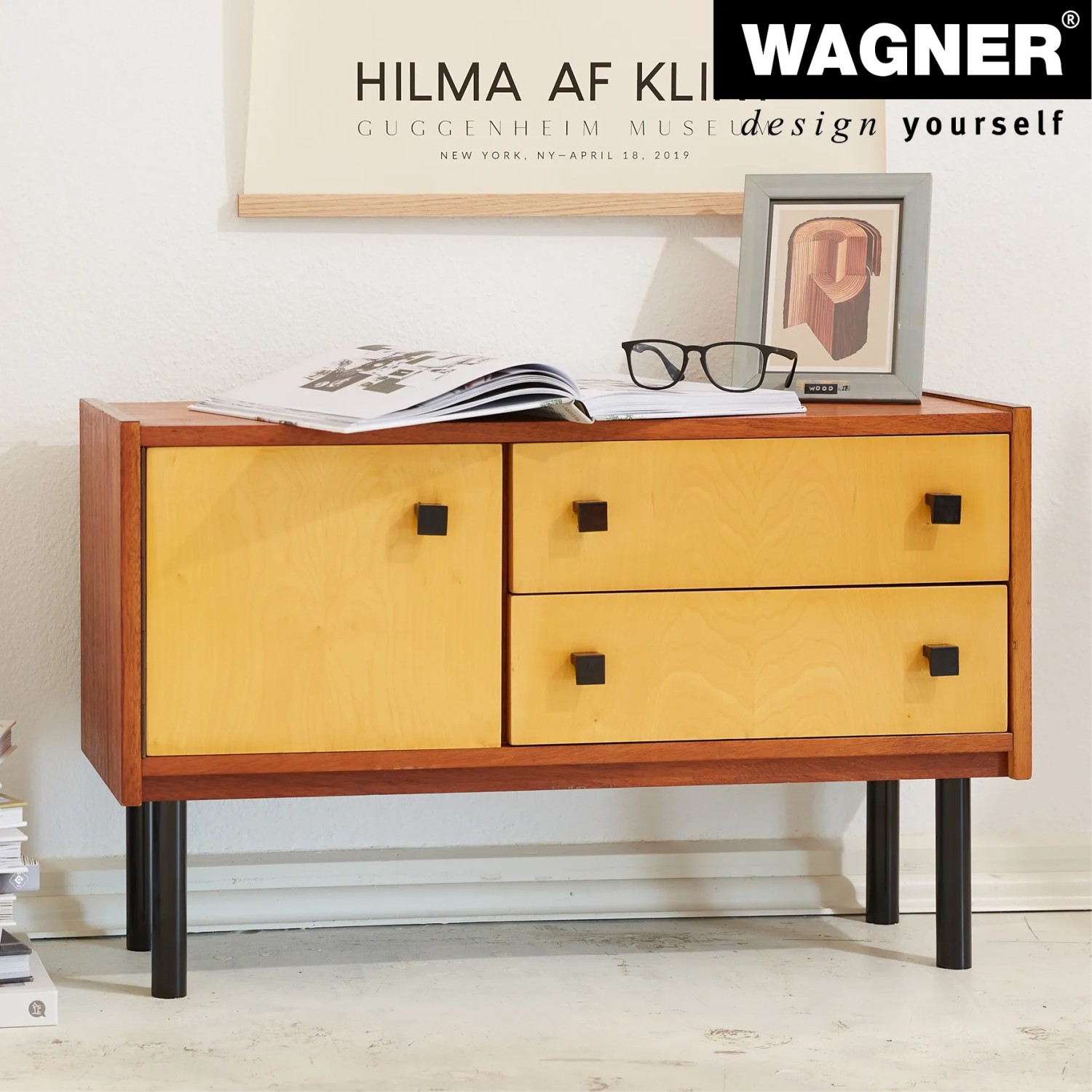 Wagner Teleskopfuß Justierbar Ø 30 mm Länge 160 mm - 250 mm Schwarz ...