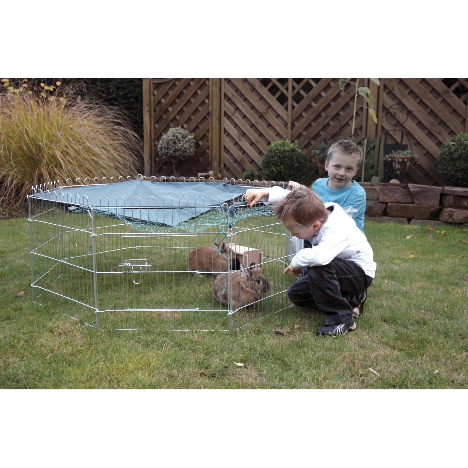 Freilaufgehege Metall 8-eckig kaufen bei OBI