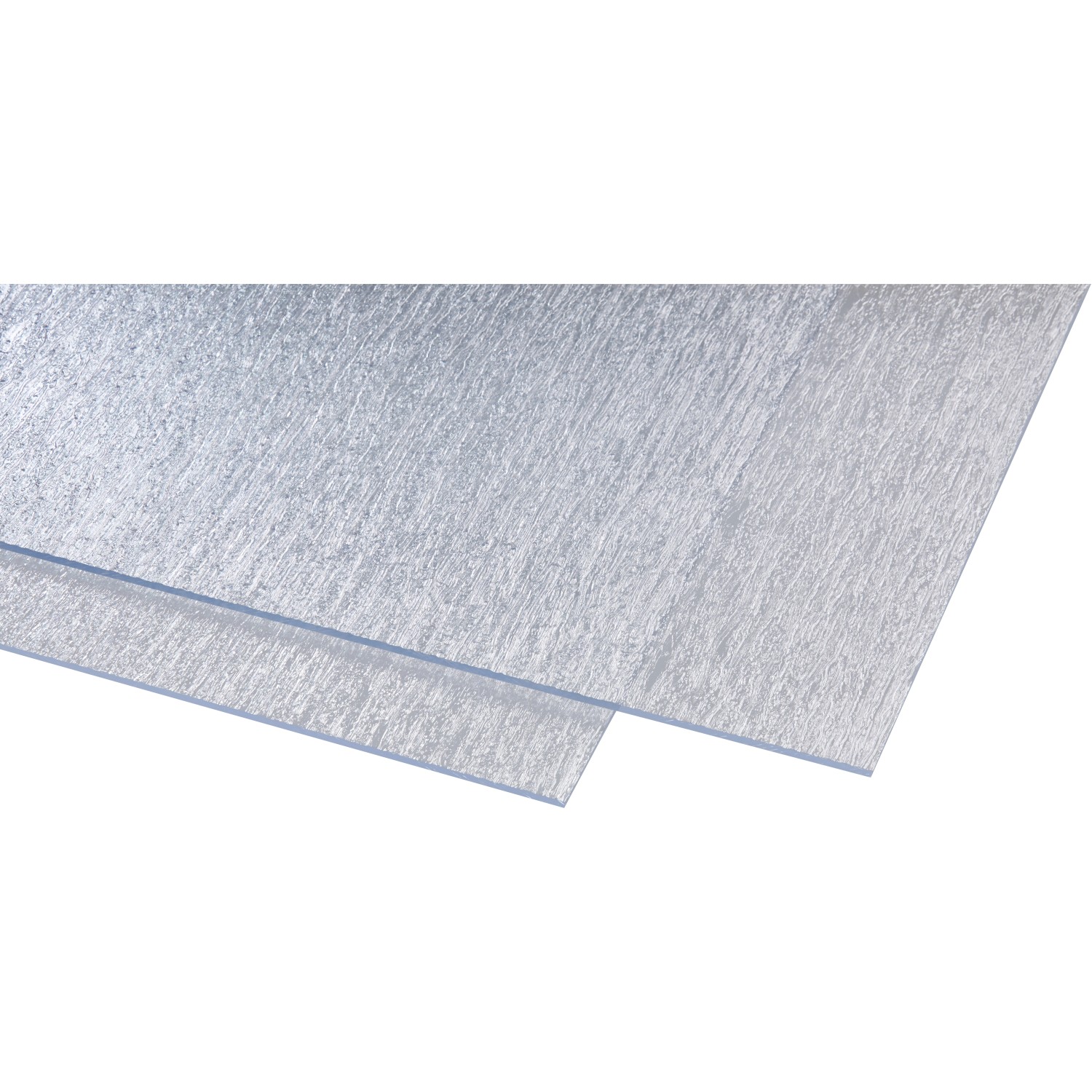 Polystyrol-Platte 5 mm "Rinde fein" Transparent 1000 mm x 1000 mm ...