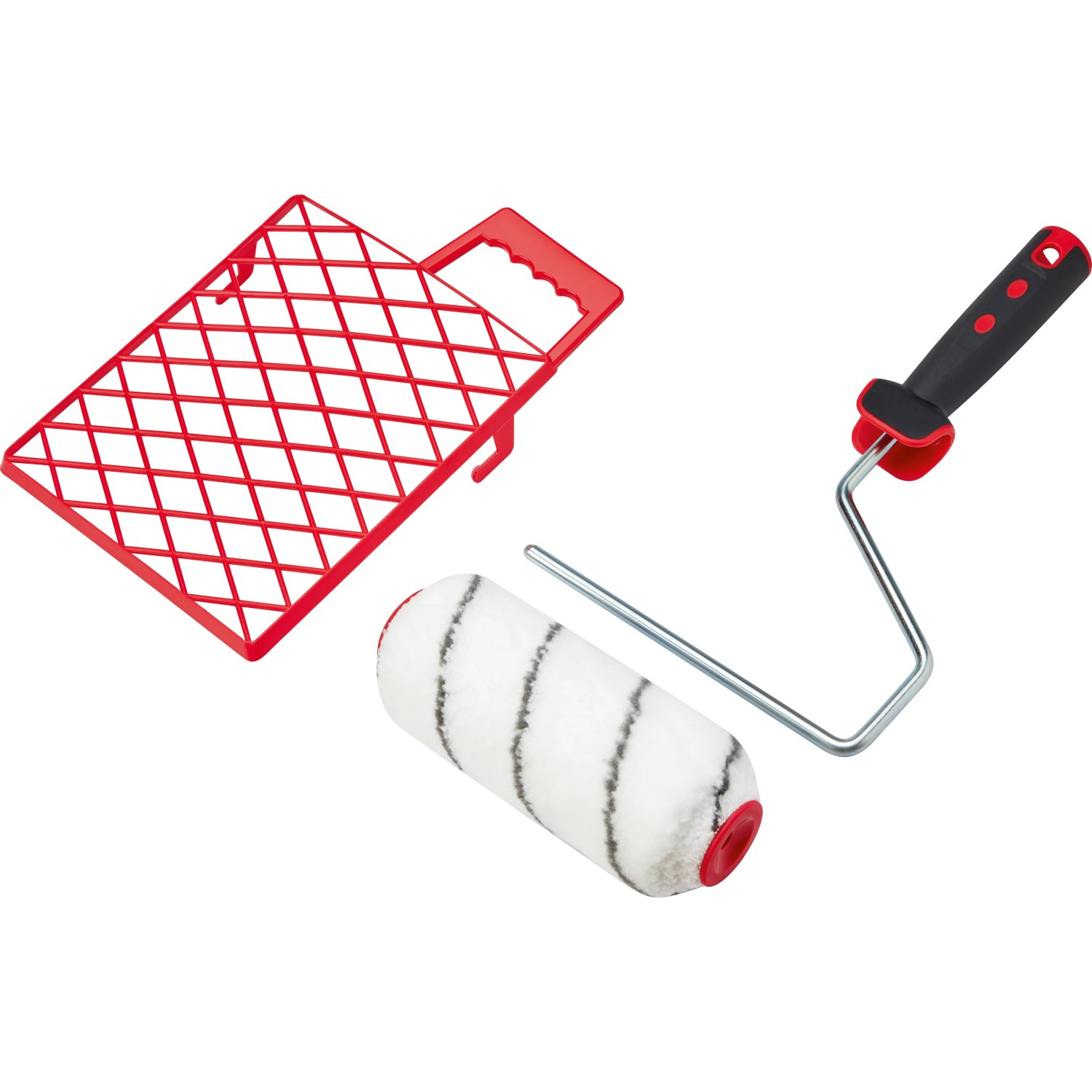 Farbroller Set 5 tlg. Rot