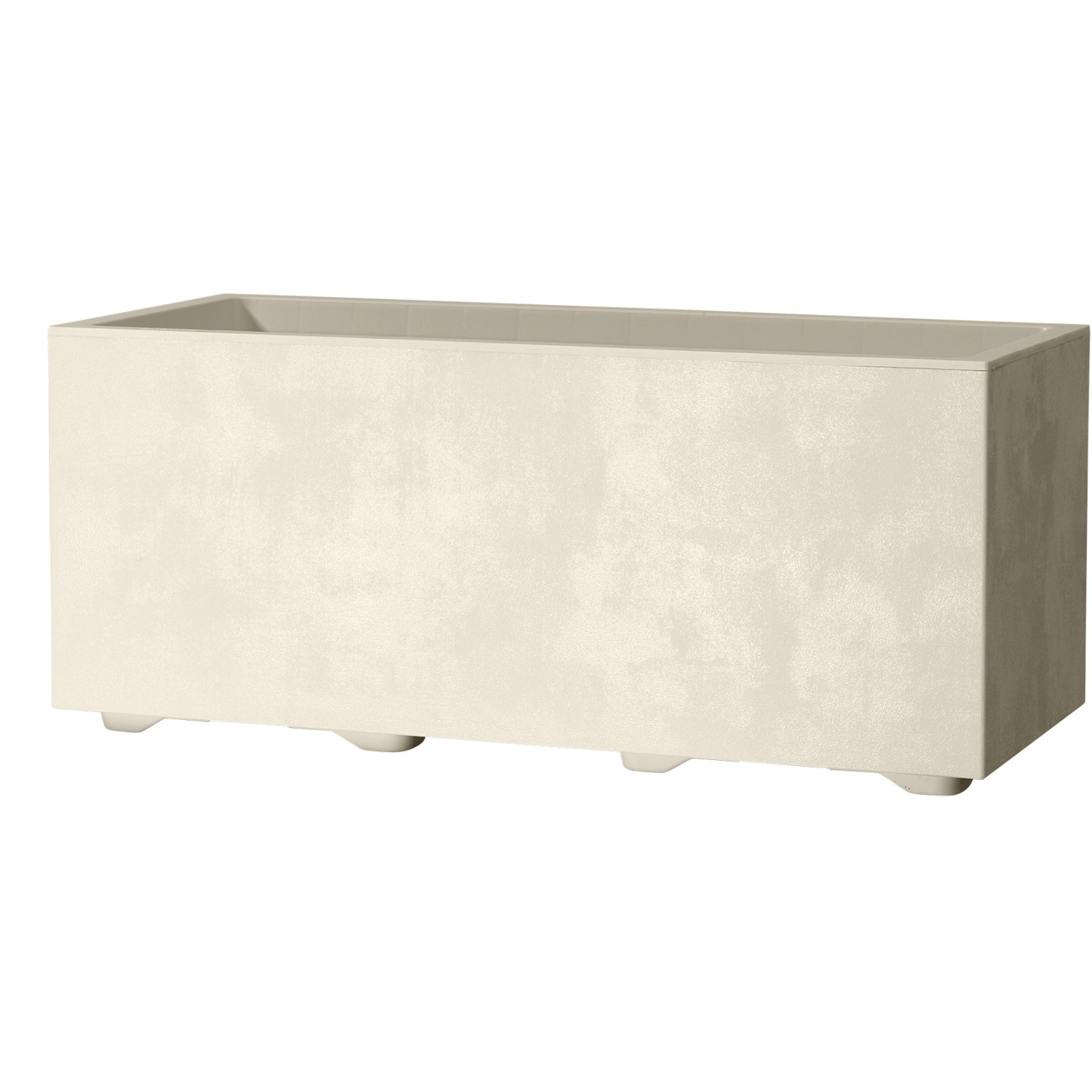 Deroma Pflanzkasten Millennium 59 cm x 25 cm x 25 cm Perlweiß kaufen ...